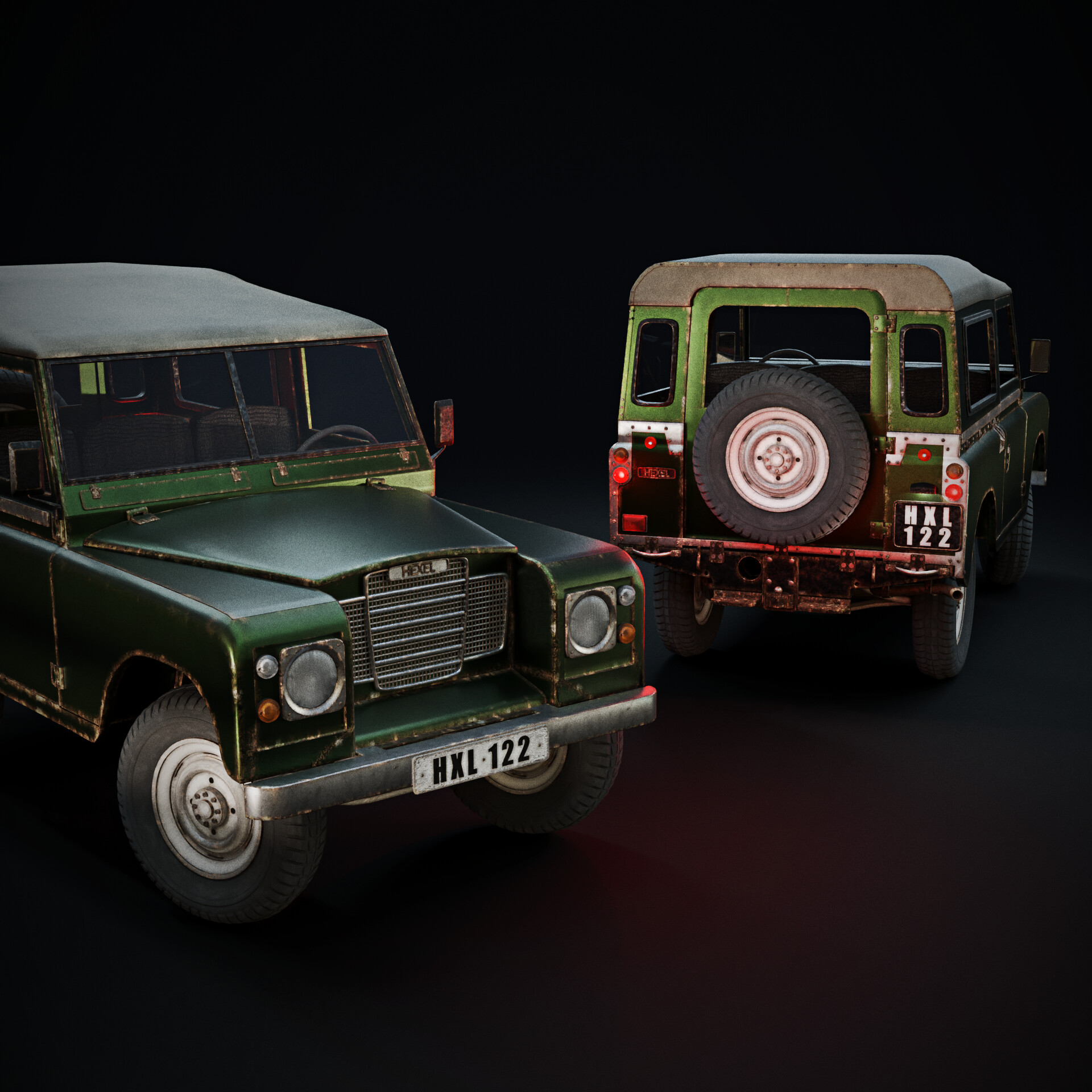 ArtStation - Land Rover Series 3