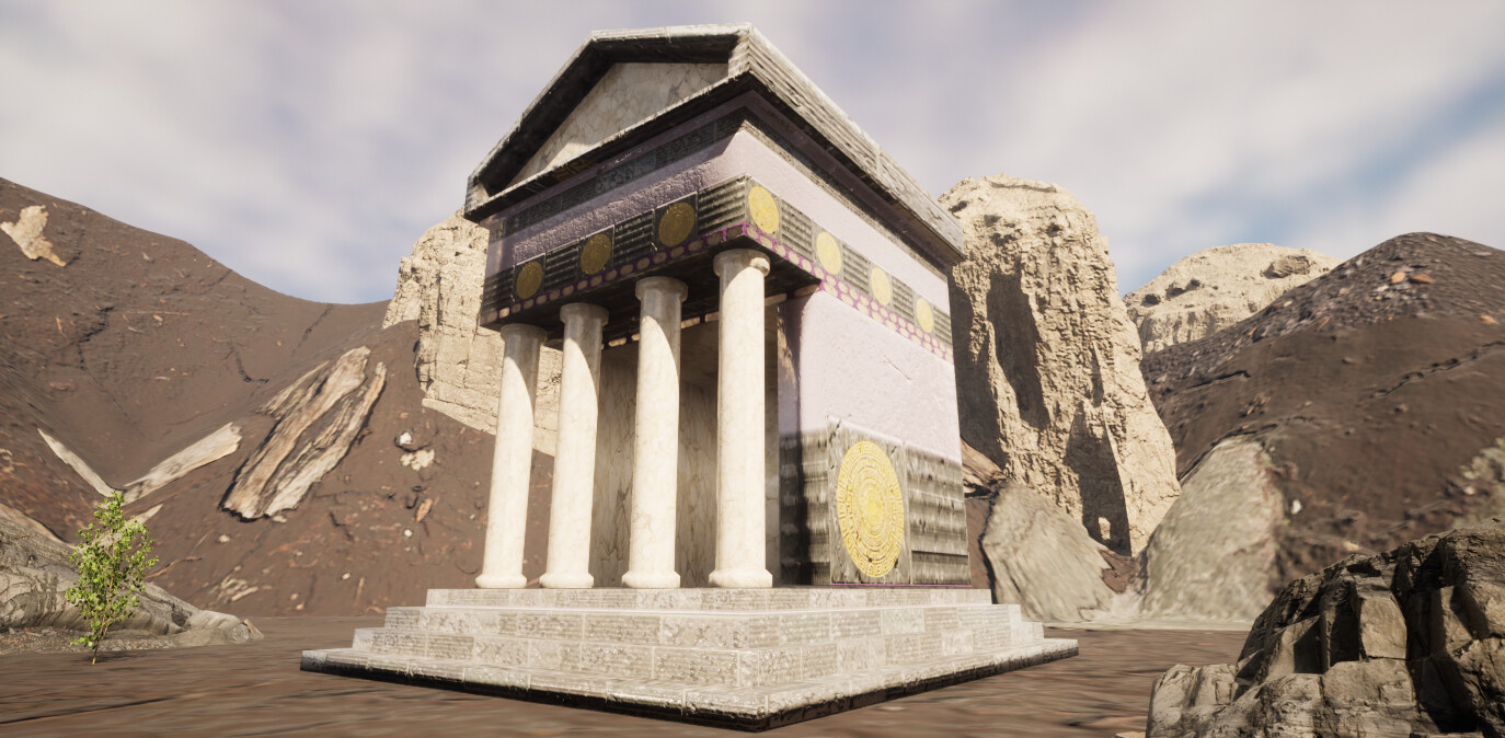 ArtStation - Greco-Roman Temple