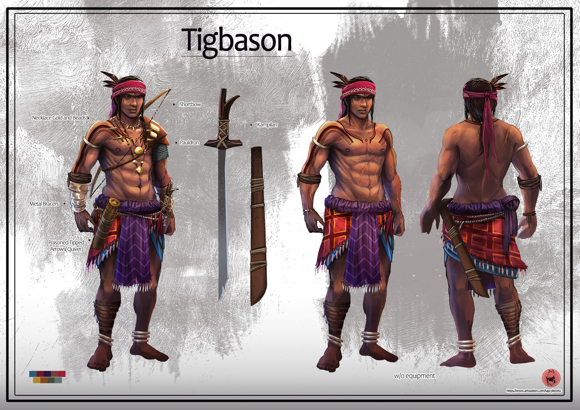 ArtStation - Tigbason - Warrior of the Sea