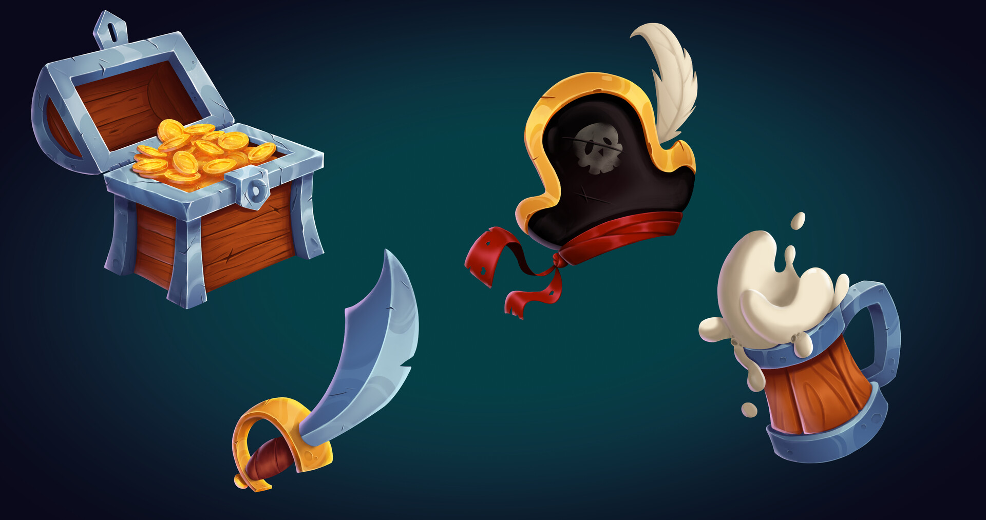 ArtStation - Game assets - Pirate