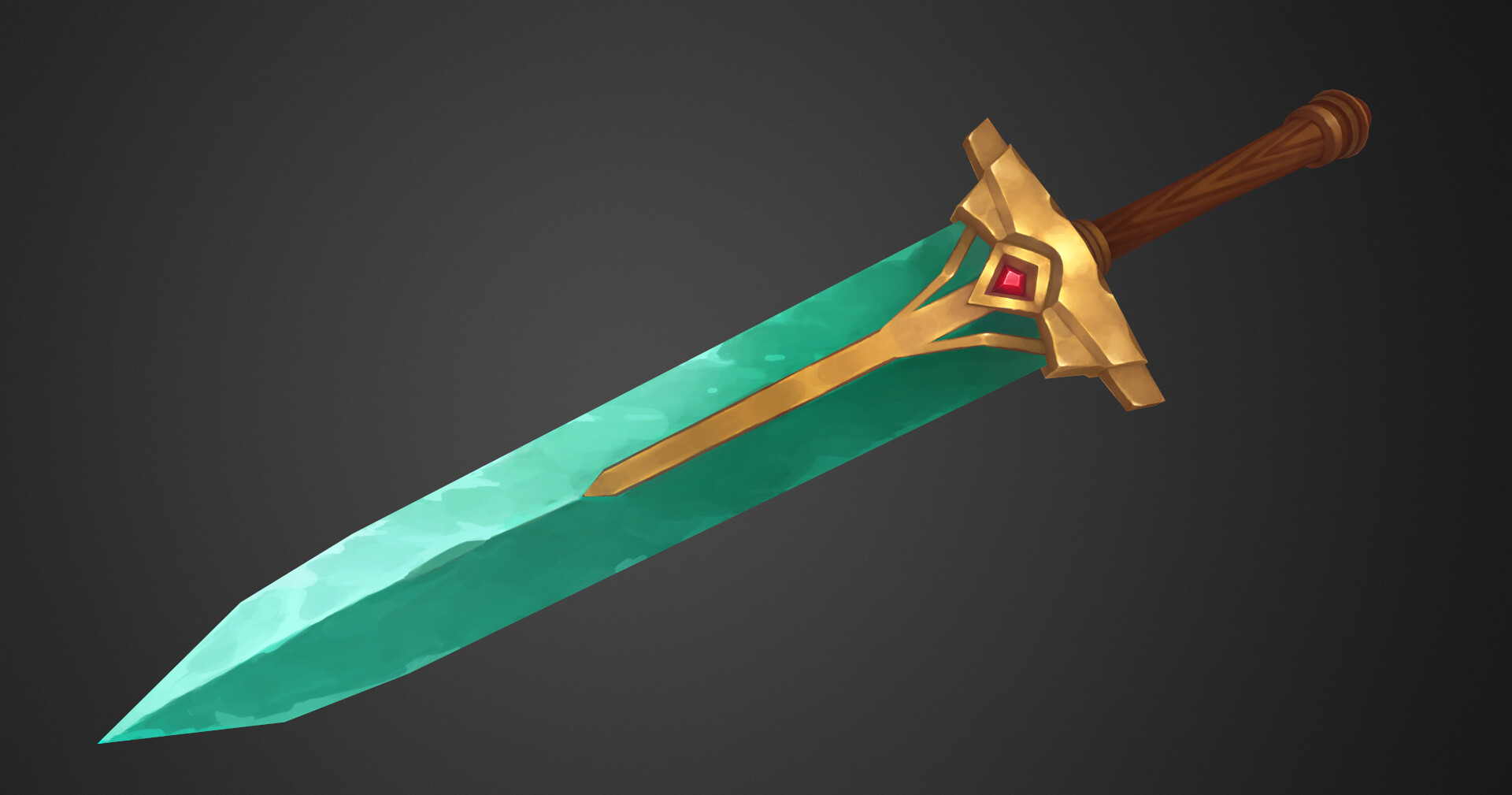 ArtStation - Hand-Painted Sword