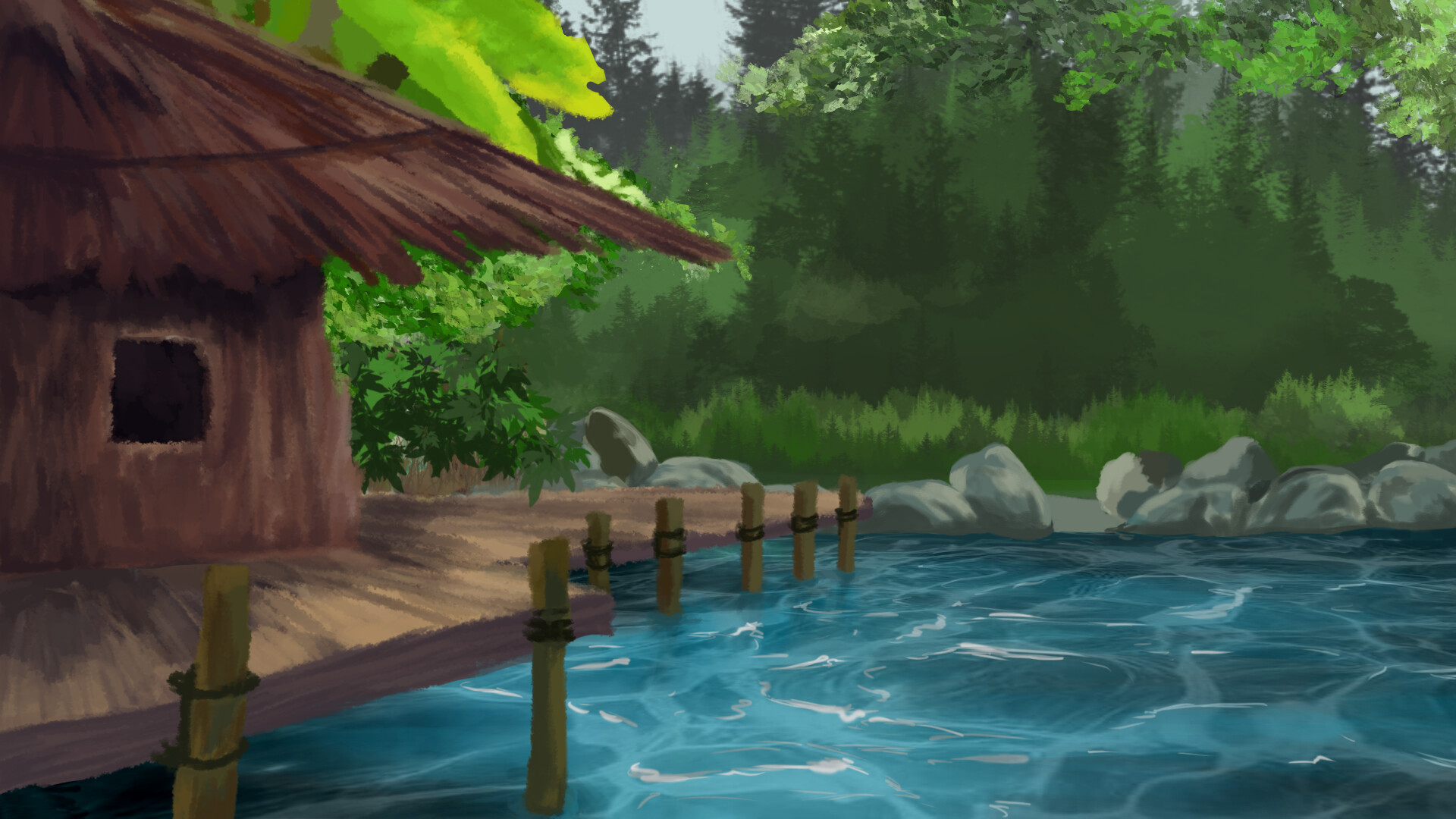 ArtStation - Jungle House