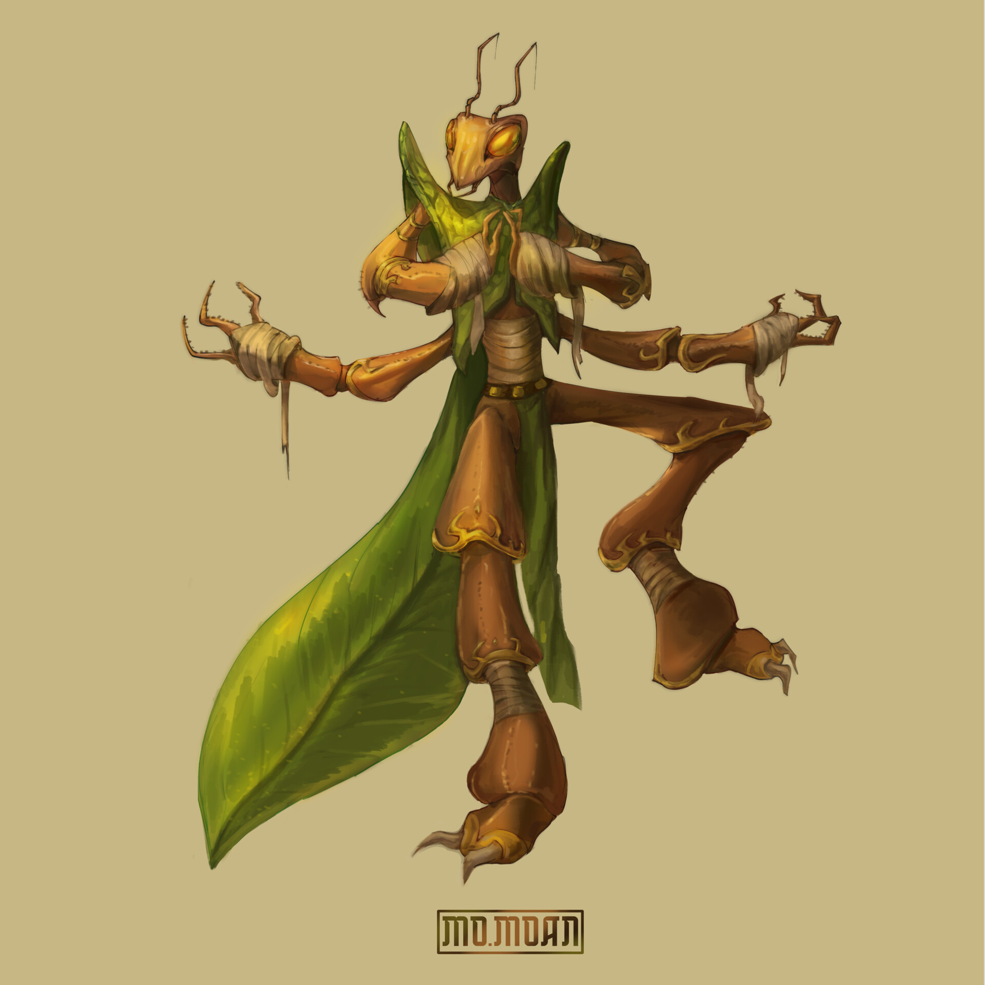 ArtStation - Thrikeen Monk