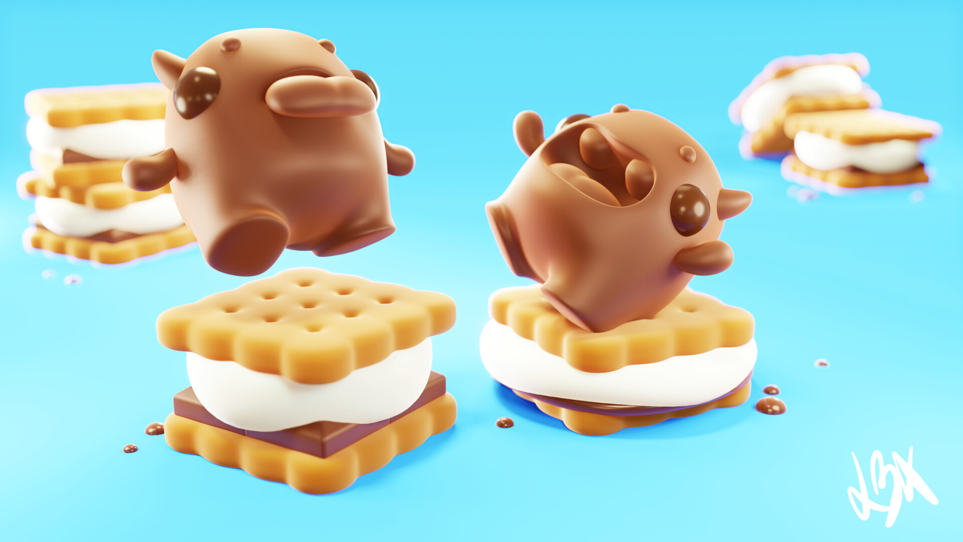 ArtStation - Choco Monsters