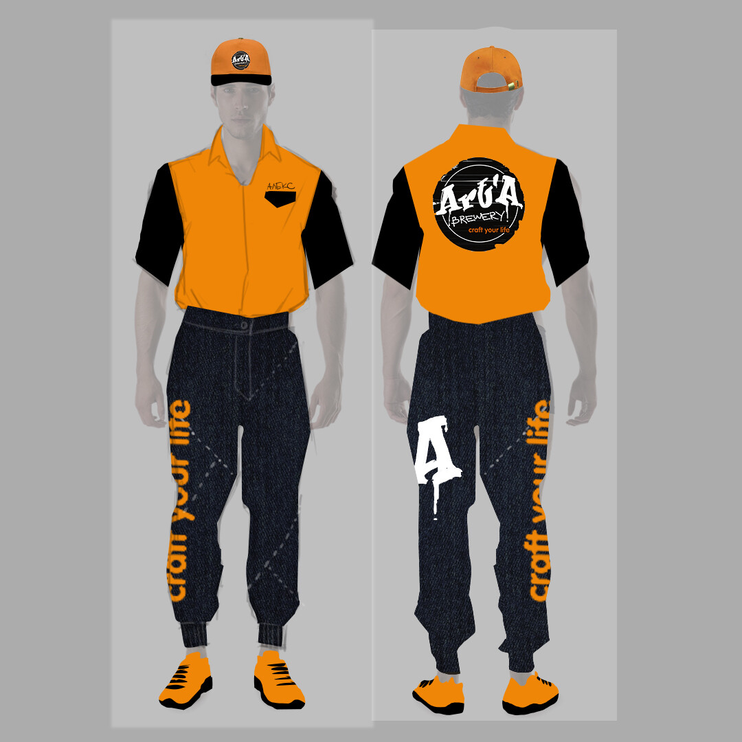 ArtStation - work uniform of mead brewery