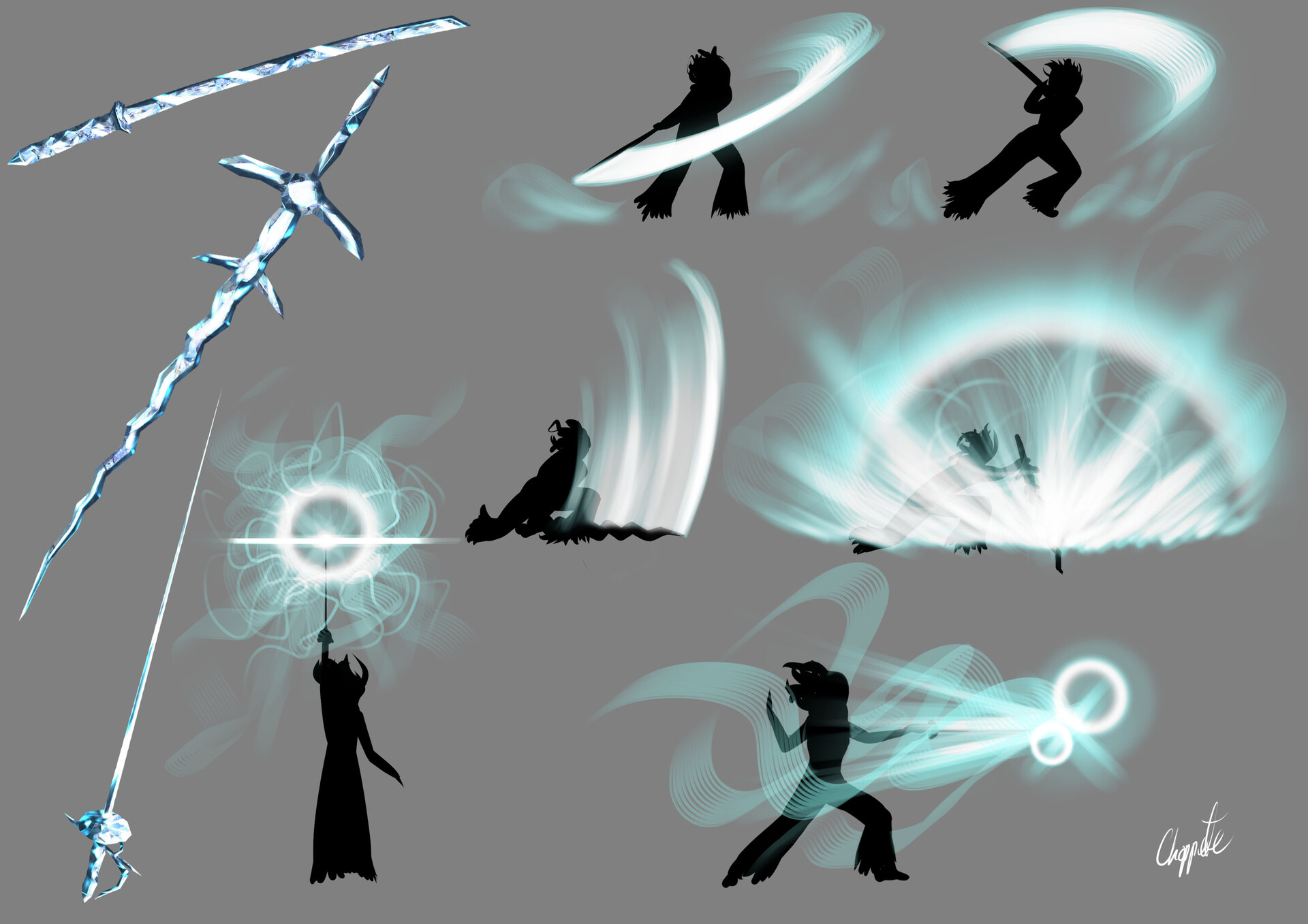 ArtStation - Hell College - Weapons and Movesets