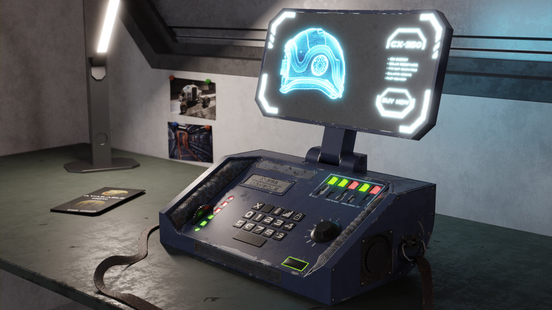 ArtStation - Sci-Fi Console