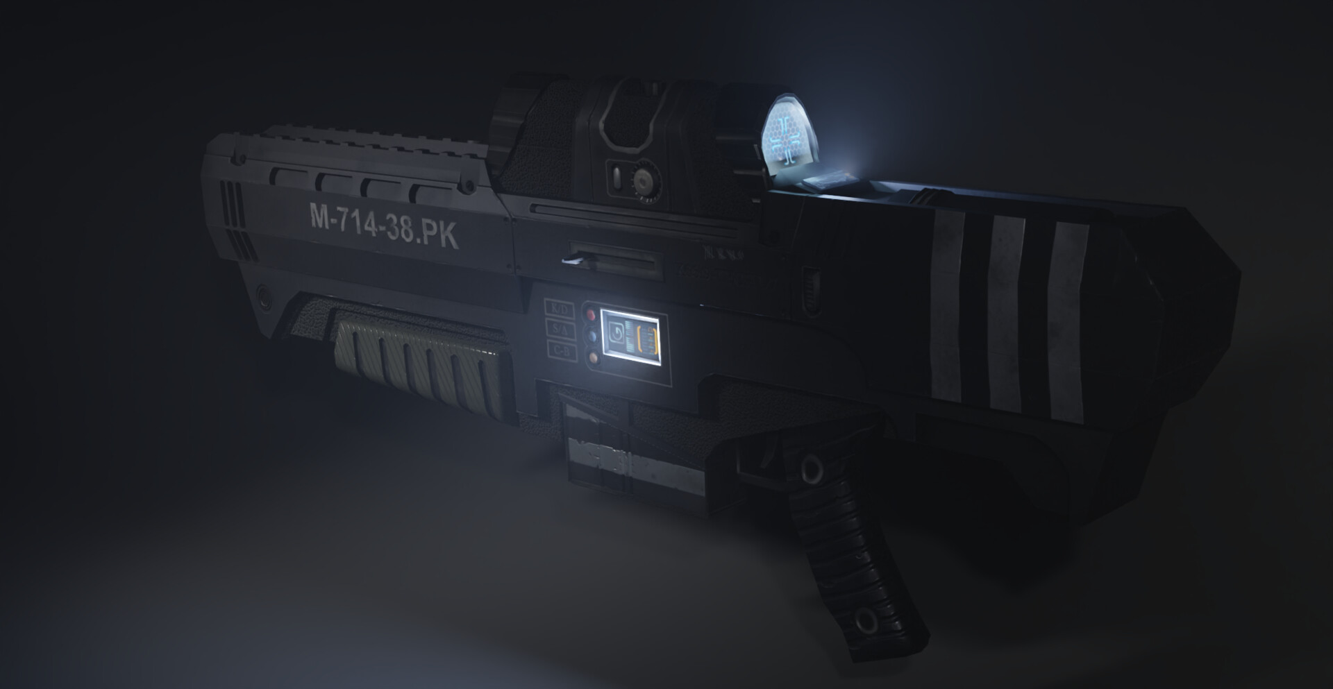 ArtStation - Scar 11 - Battlefield 2142 study