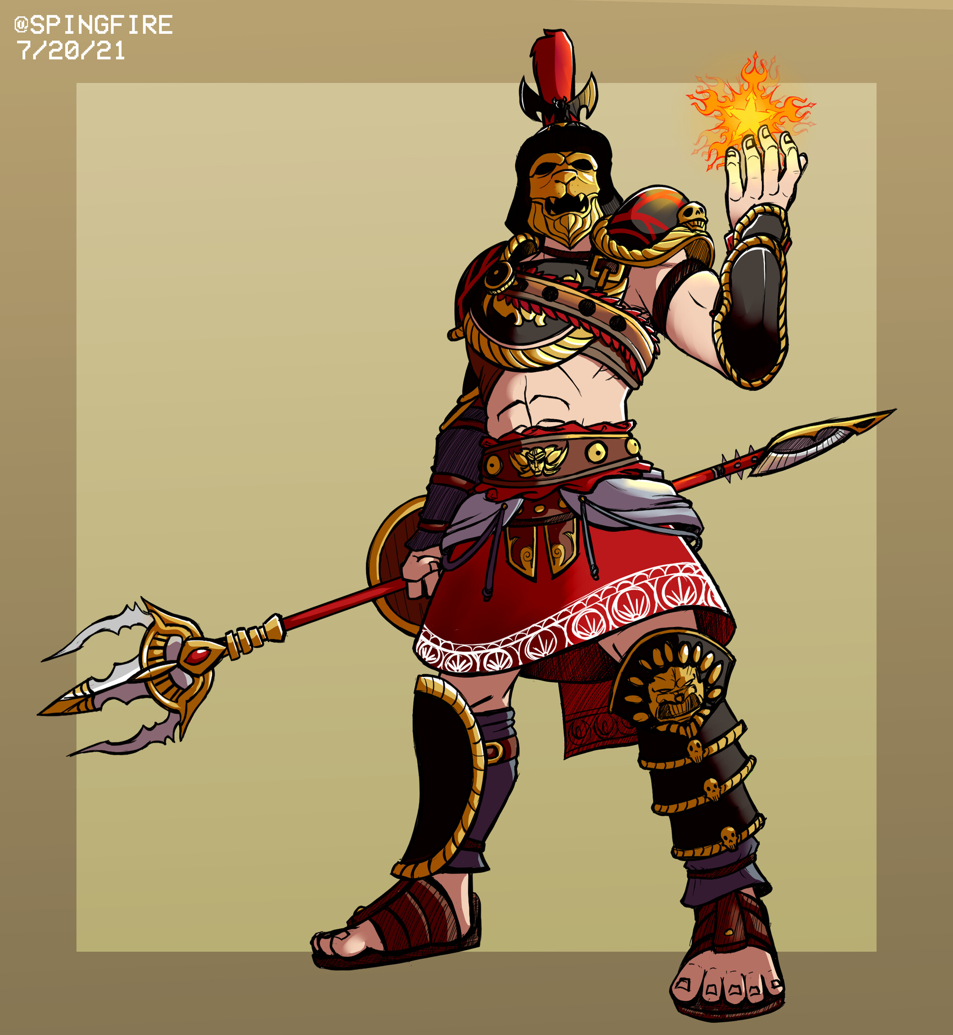 ArtStation - For Honor- Gladiator (Commission)