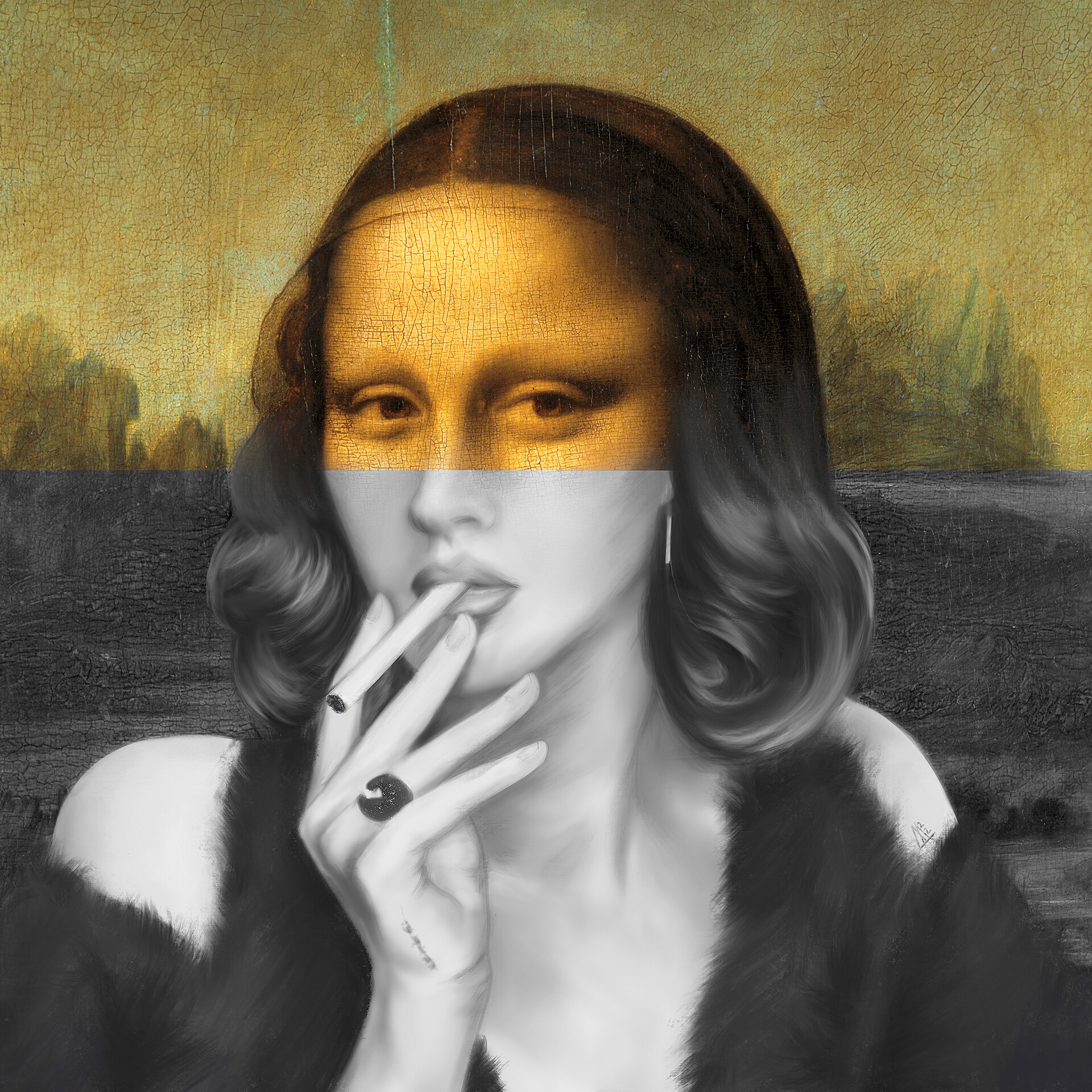 ArtStation - Modern Times Mona Lisa