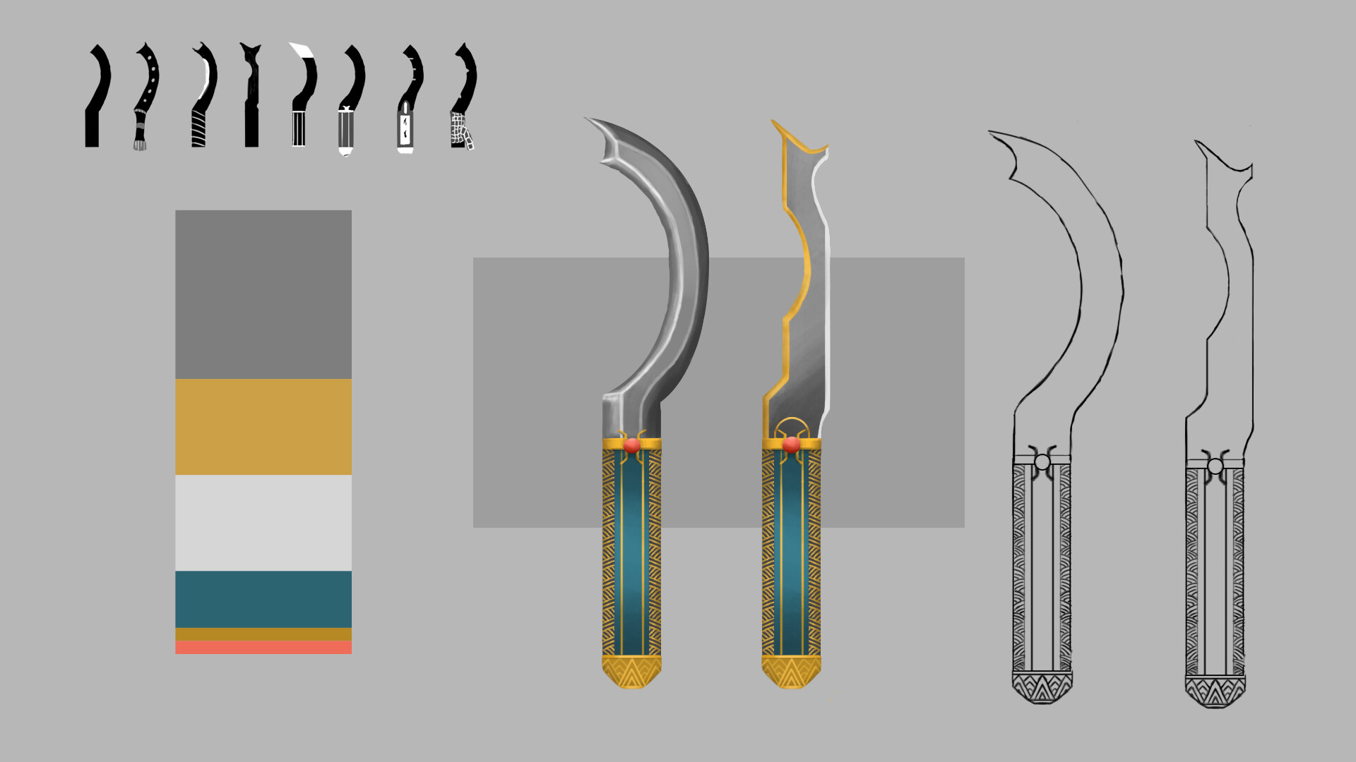 ArtStation - Egypt weapons