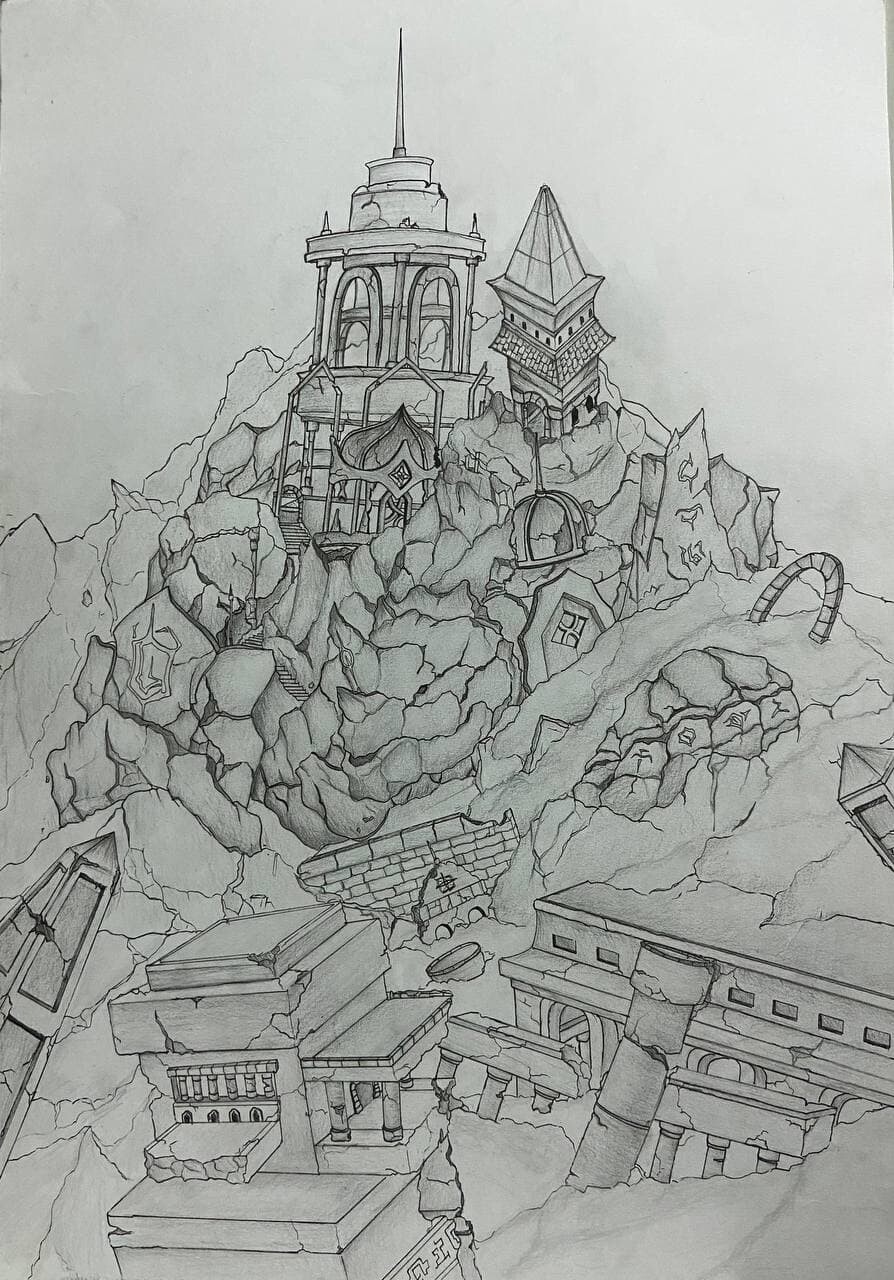 ArtStation - Layout Design _ Fantasy, Ancient