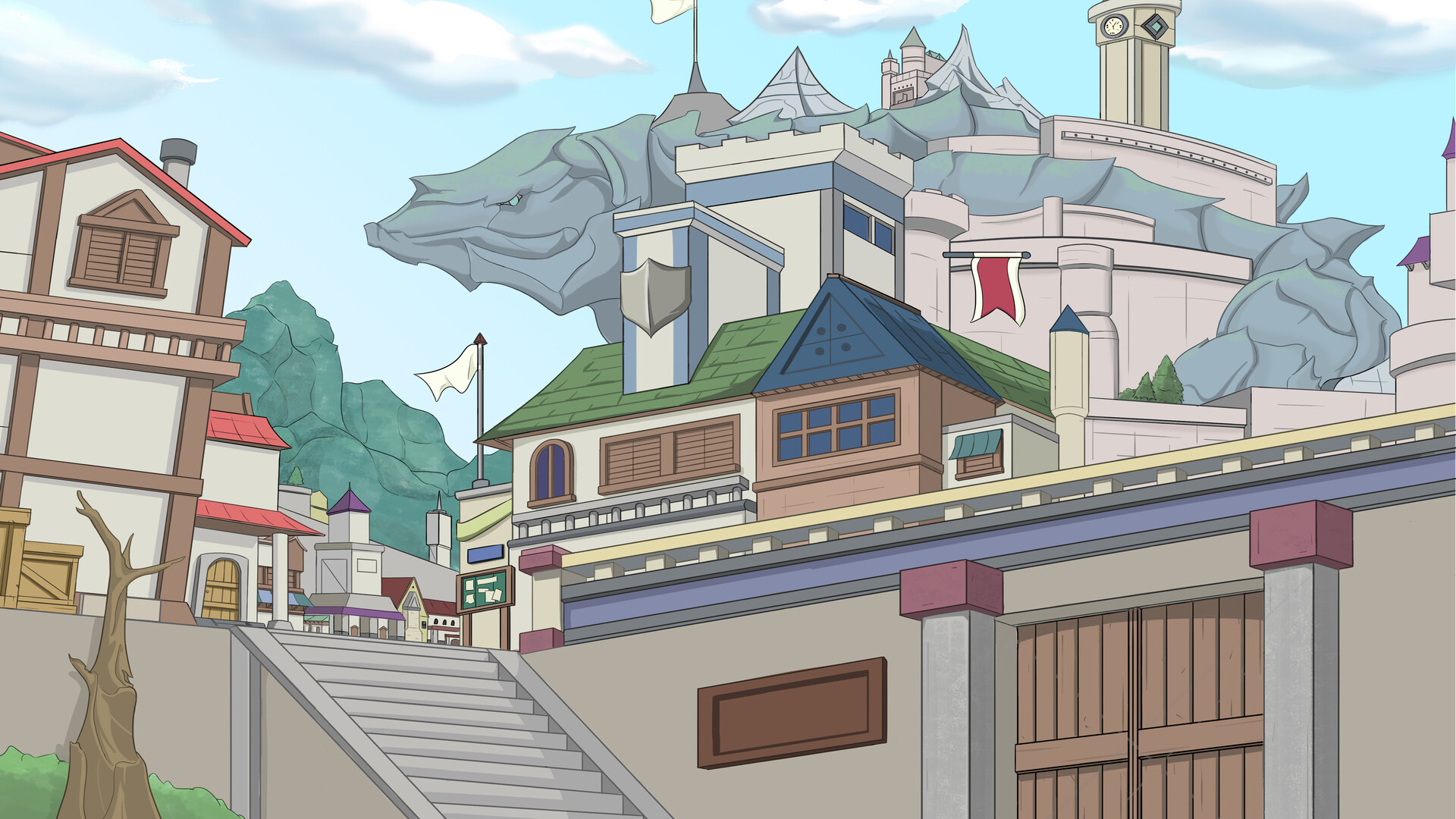 ArtStation - Layout Design _ Medieval Fantasy