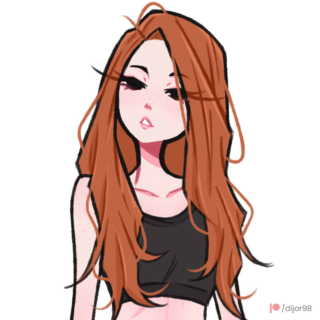 ArtStation - Red and freckles