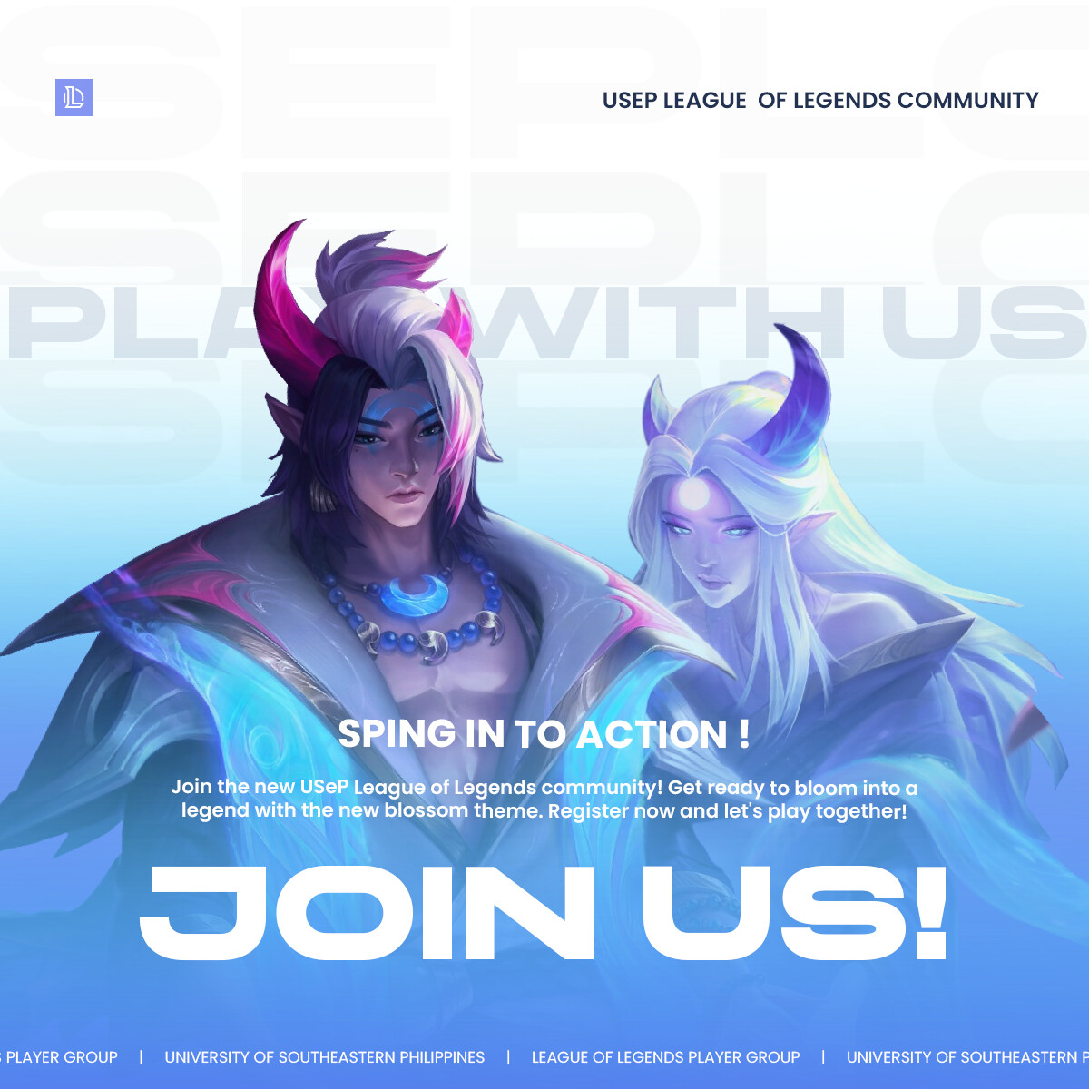 ArtStation - 1:1 POSTER INVITATION (ESPORTS SCHOOL COMMUNITY)