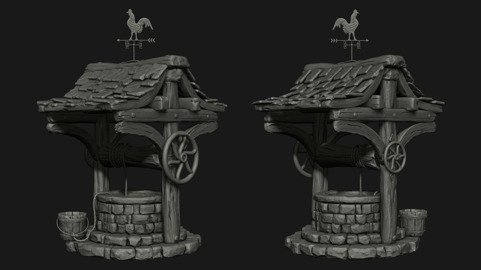 ArtStation - Medieval Well