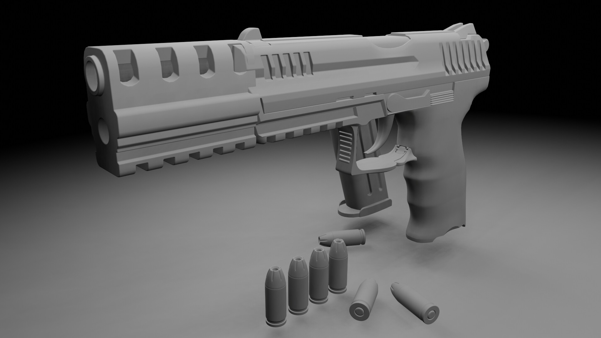 ArtStation - HK-P30L HAND GUN MODEL