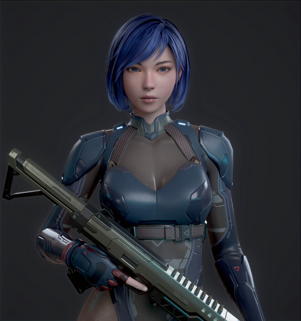 ArtStation - Sci-FI Soldier