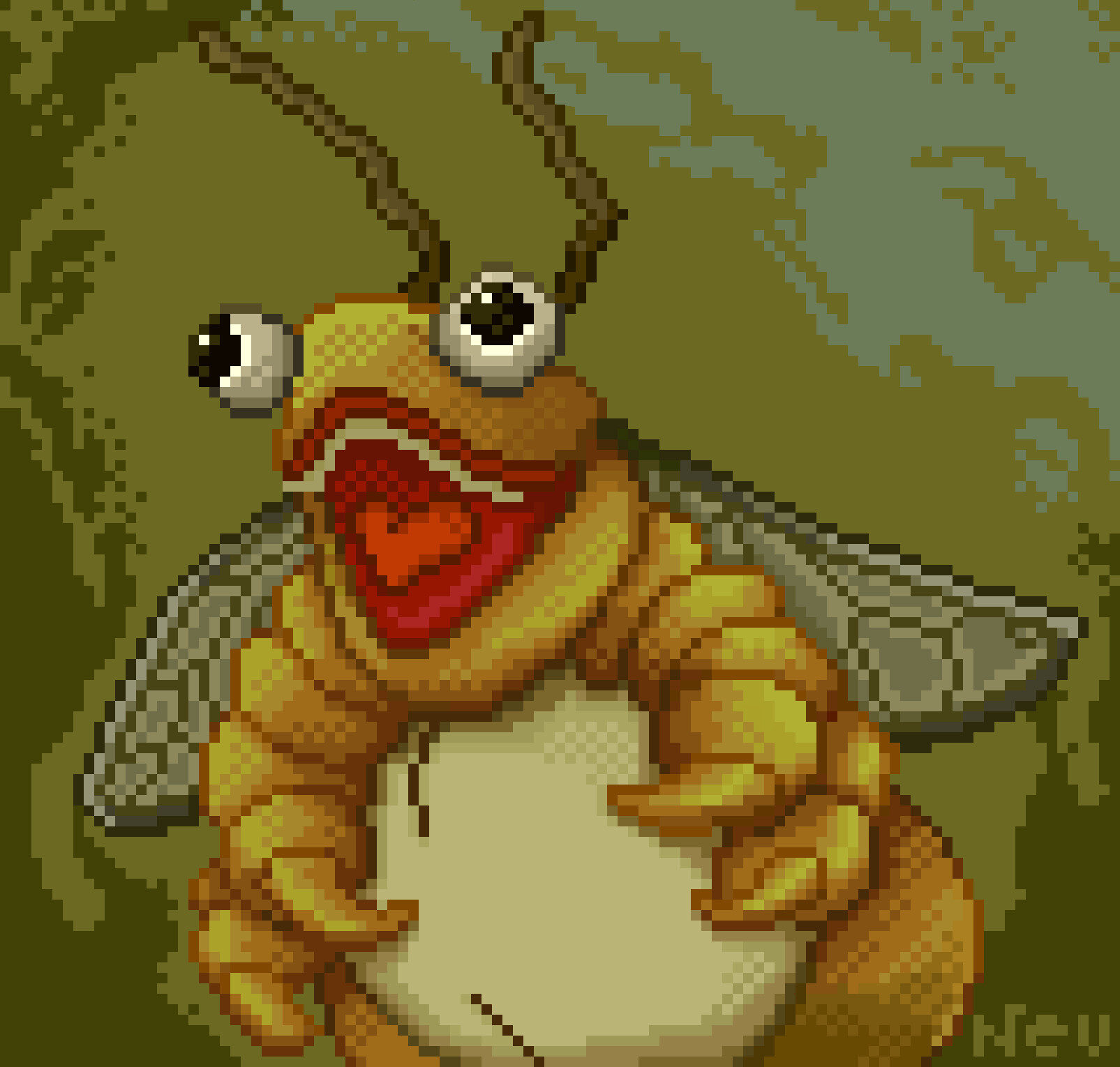 ArtStation - a bee from an old TV show