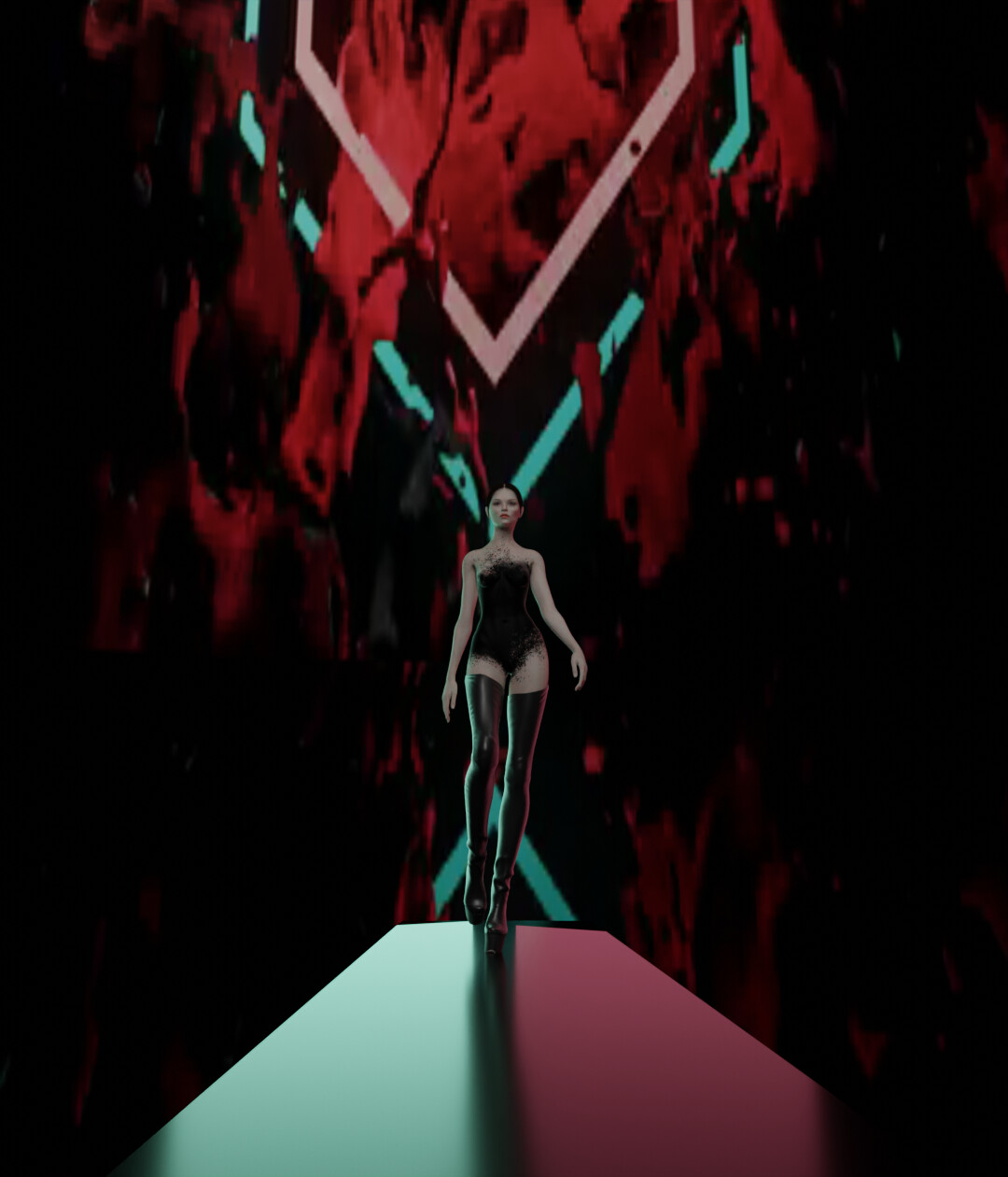 ArtStation - •New Beginning• 3D • Digital Fashion Runway• Custom Daz Studio Avatar