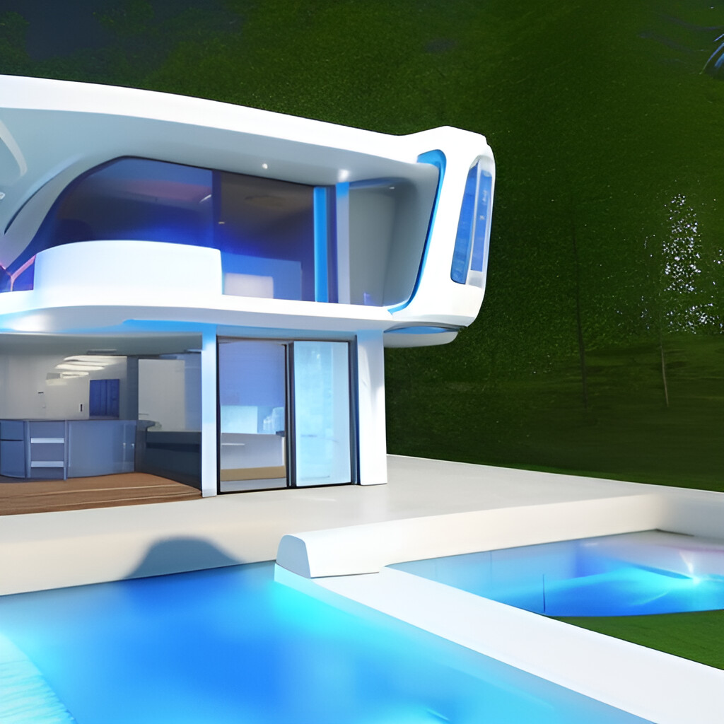 ArtStation - Futuristic house