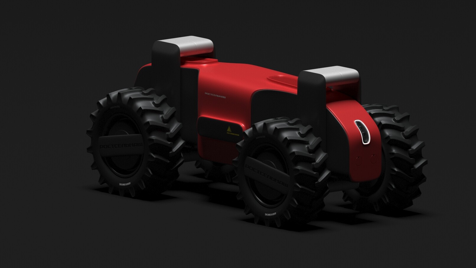 ArtStation - Unmanned tractor