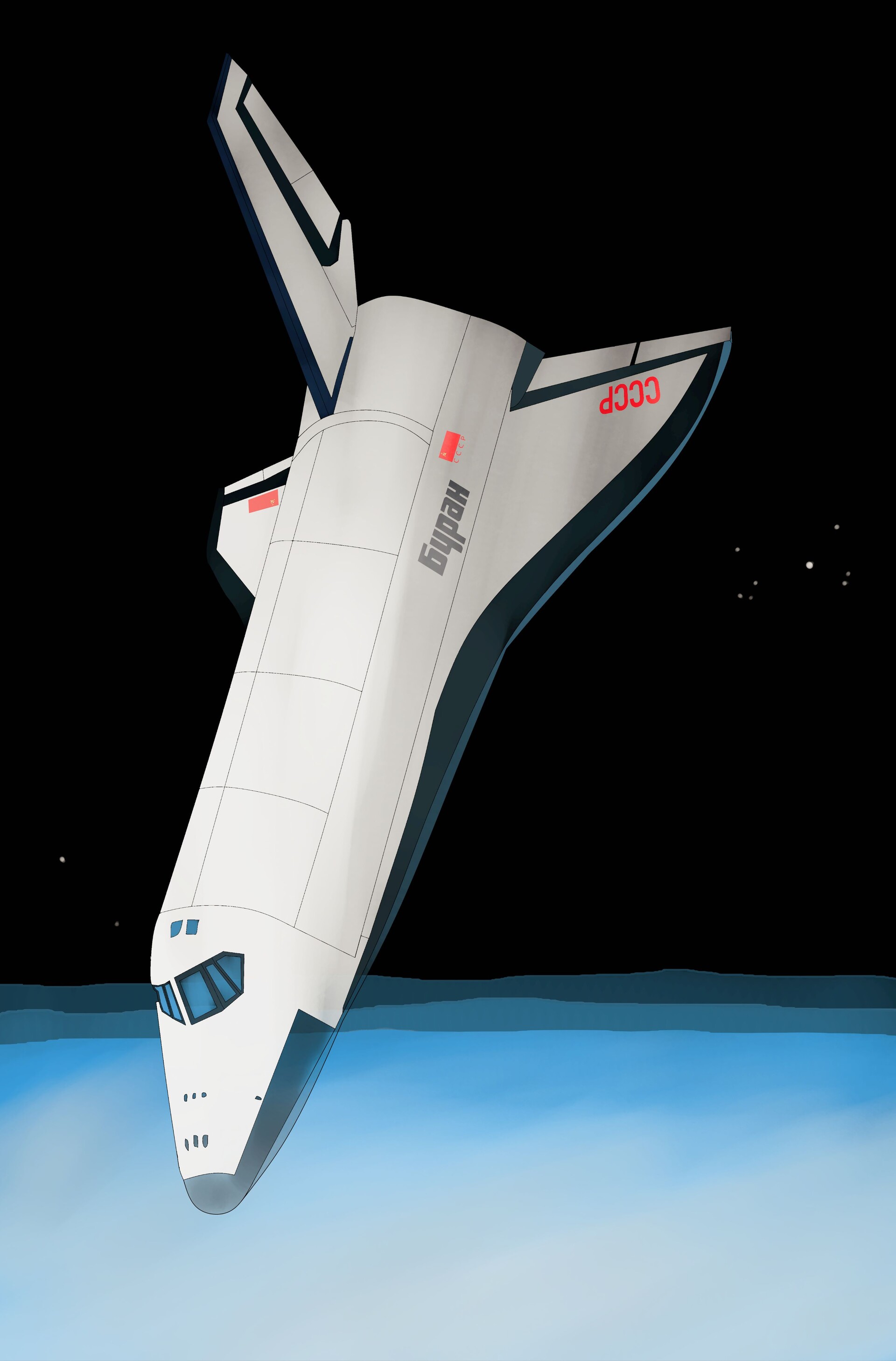 ArtStation - Buran Shuttle
