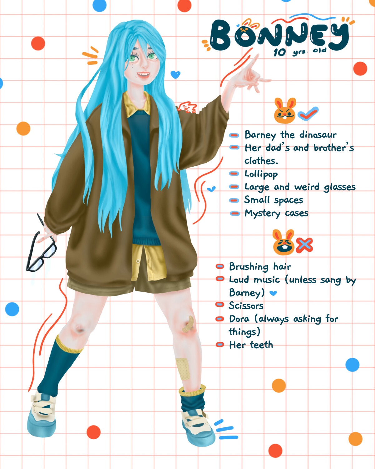 ArtStation - Character Sheet of Bonney