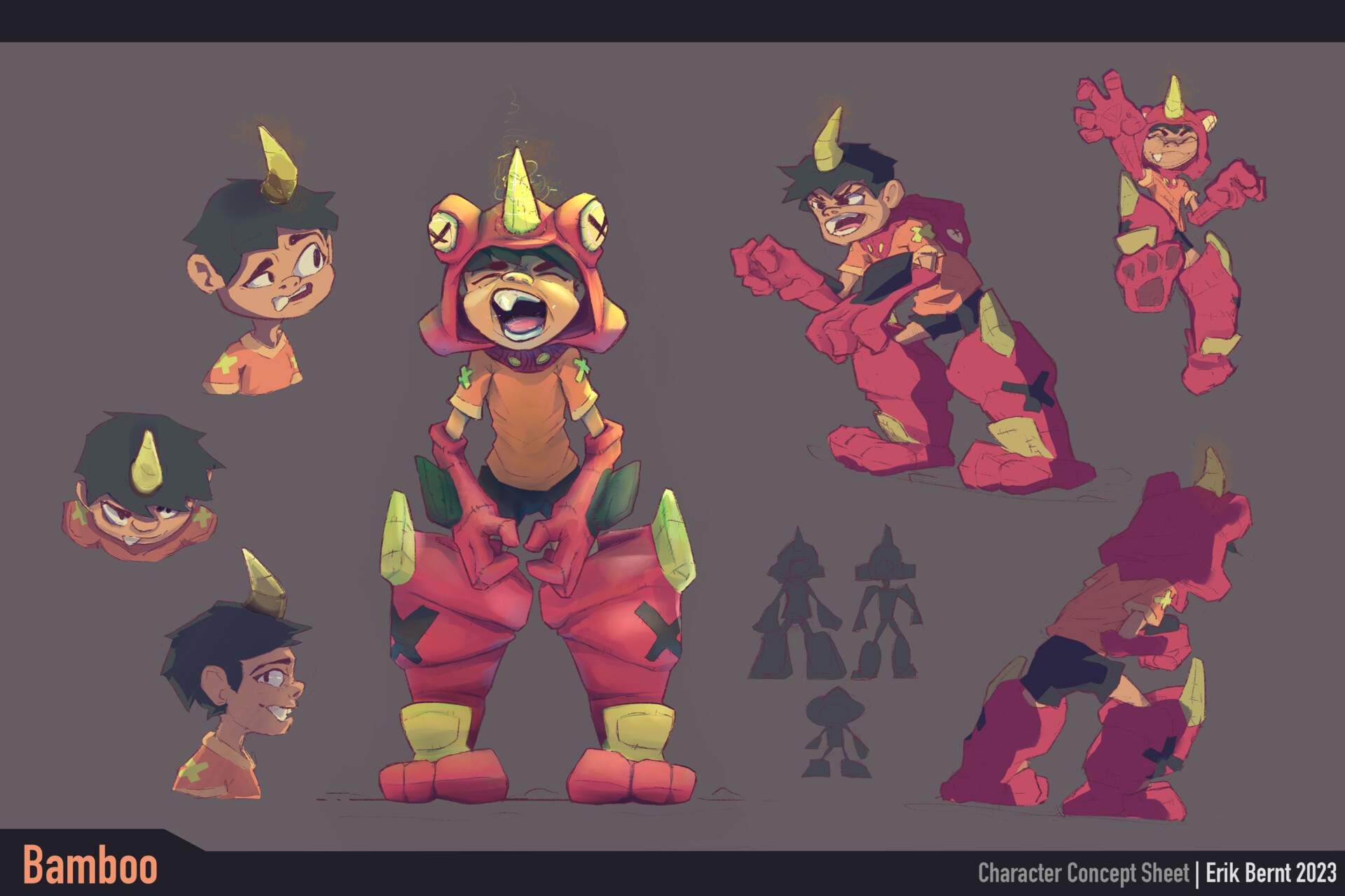 ArtStation - „Bamboo“ Characterdesign