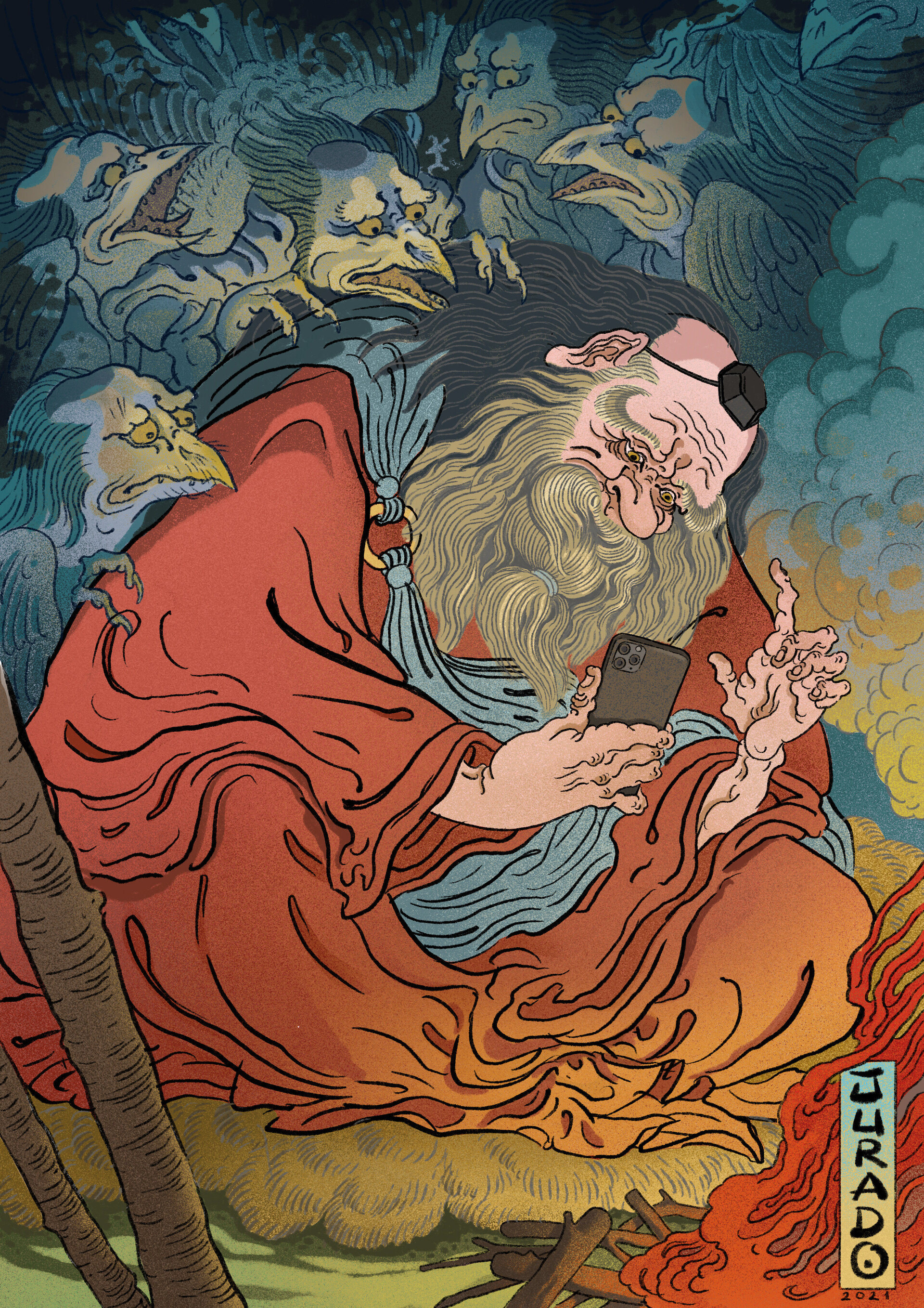 ArtStation - Modern tengu