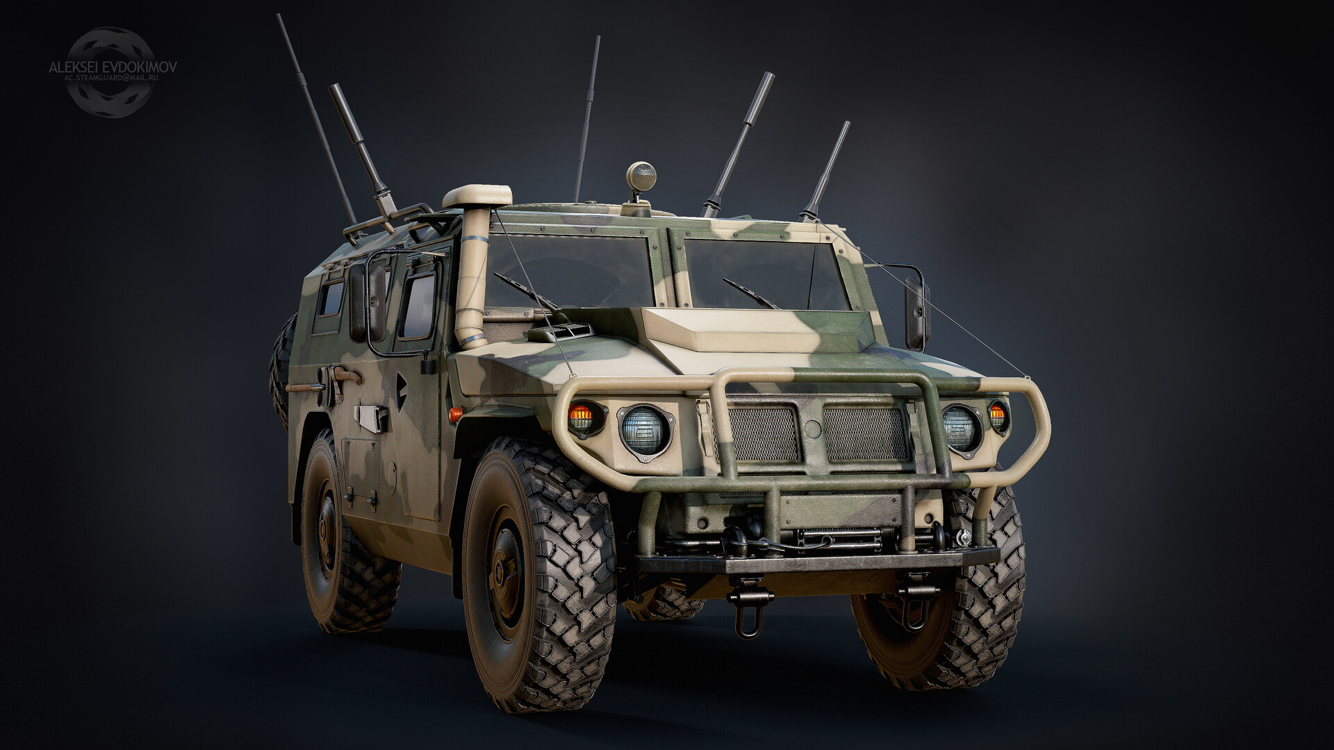 ArtStation - GAZ 2330 Tiger