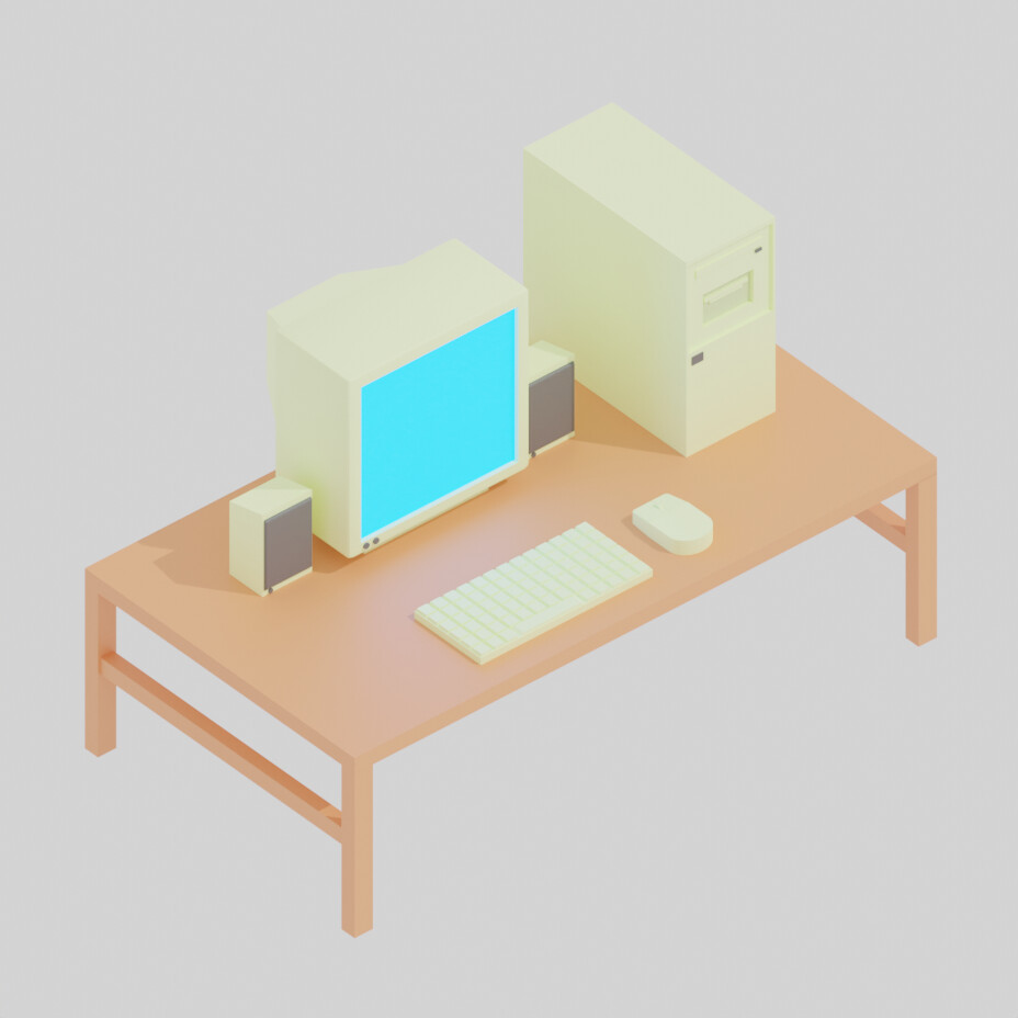 ArtStation - Retro Computer