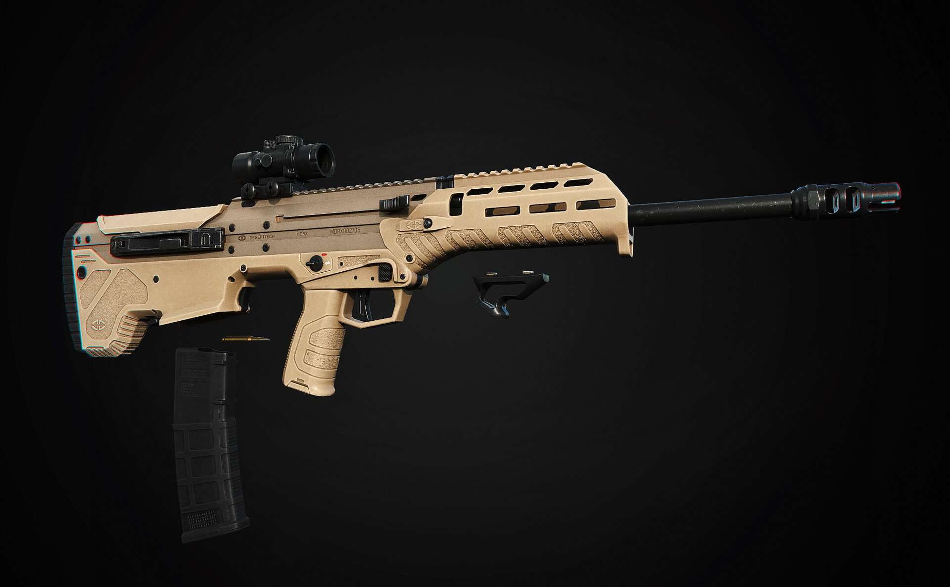 ArtStation - SMG Desert Tech MDRX Custom