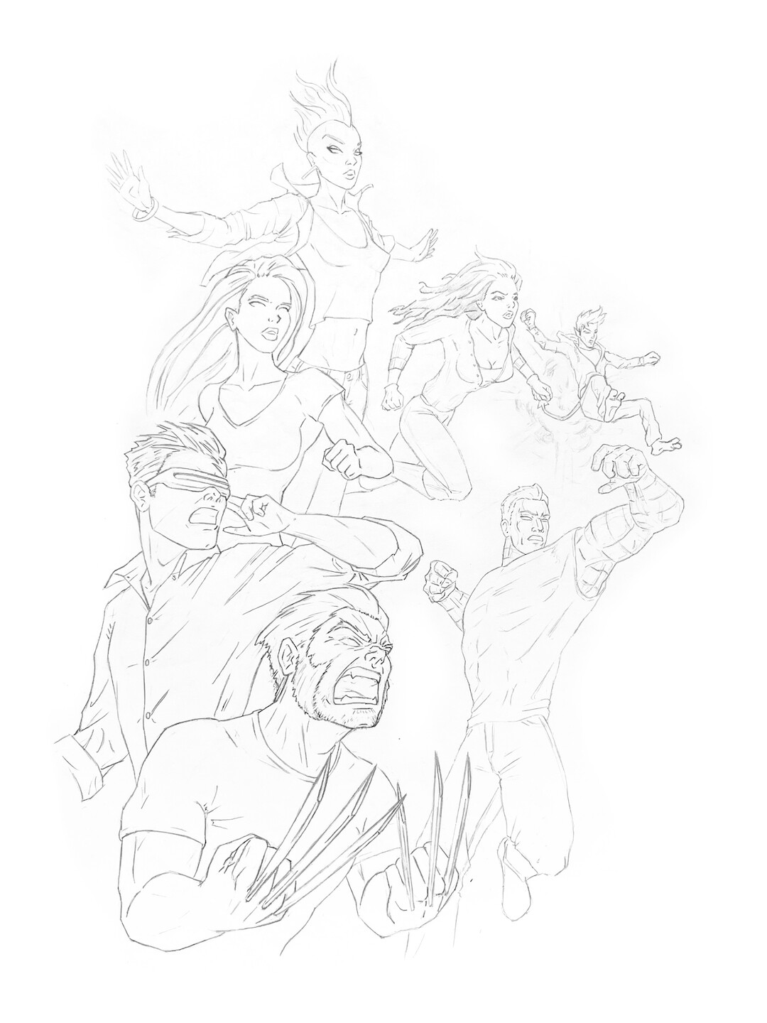 ArtStation - X-Men Sketch