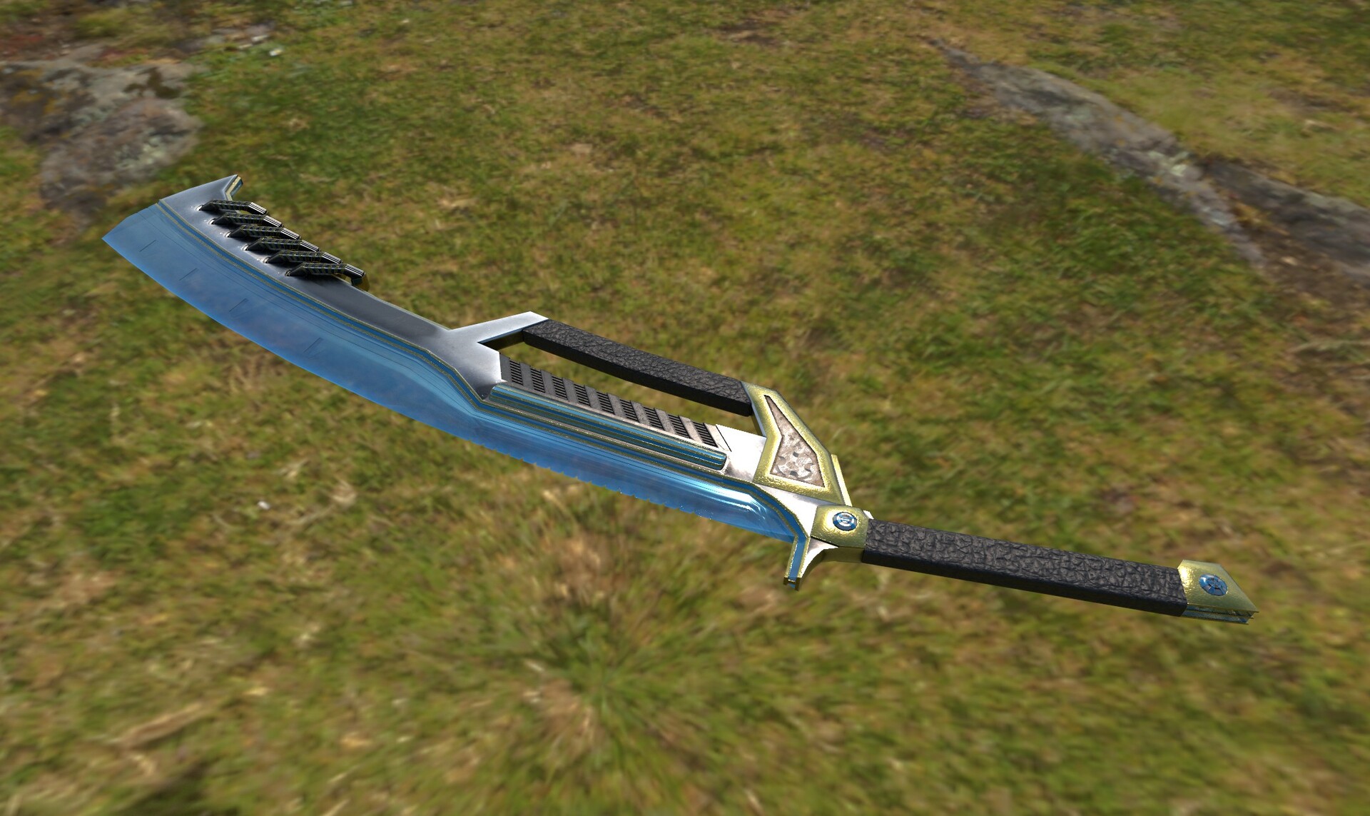 ArtStation - Two-Handed Plasma Sword