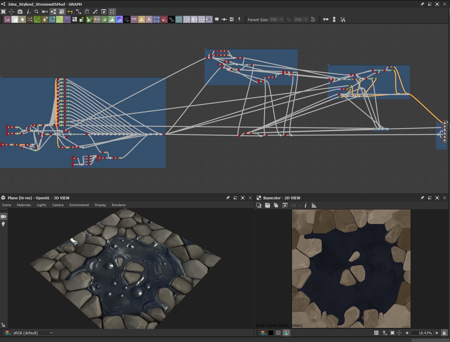 3dExtrude Tutorials - Stylized Stones and Mud - Substance 3D Designer
