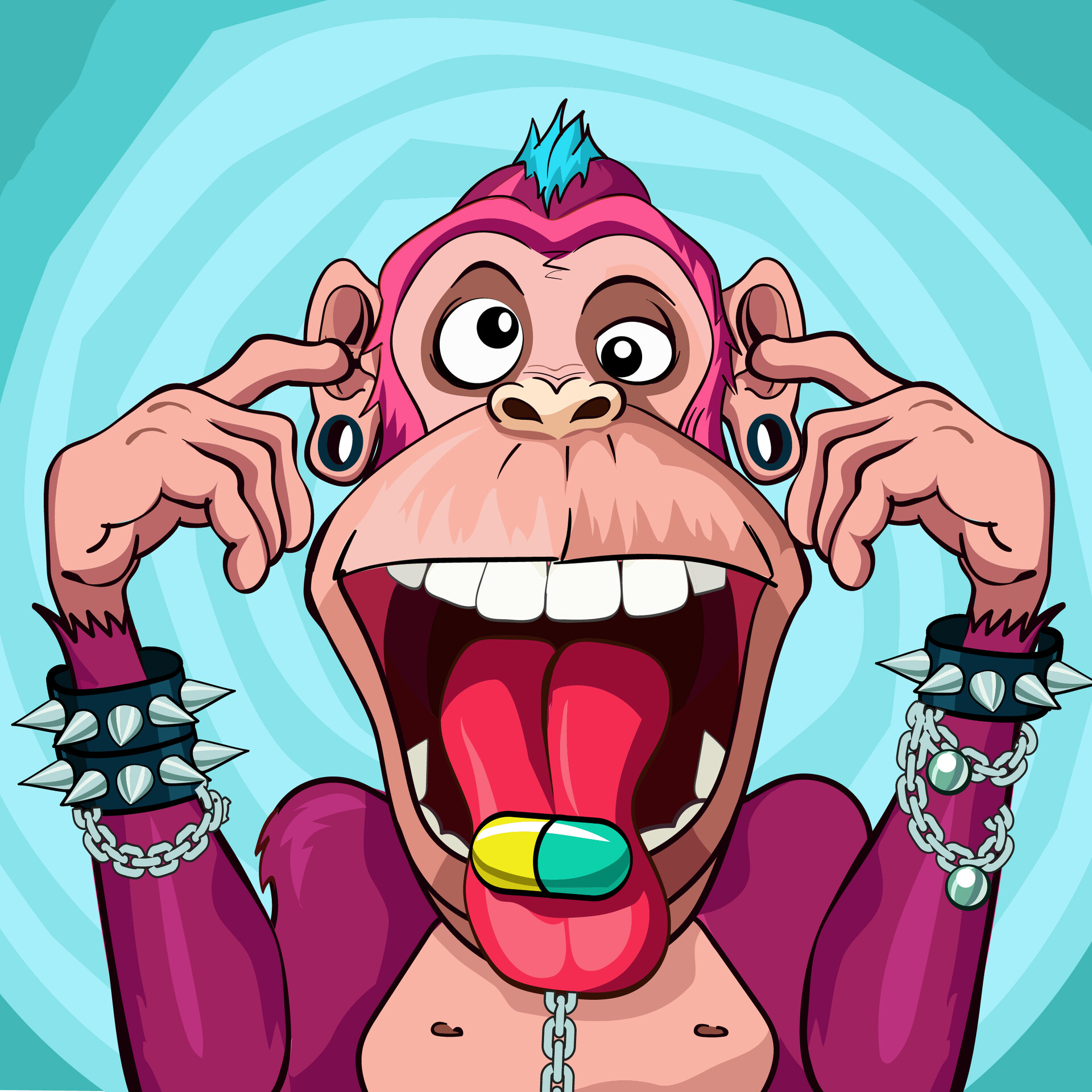 ArtStation - monkey character art NFT