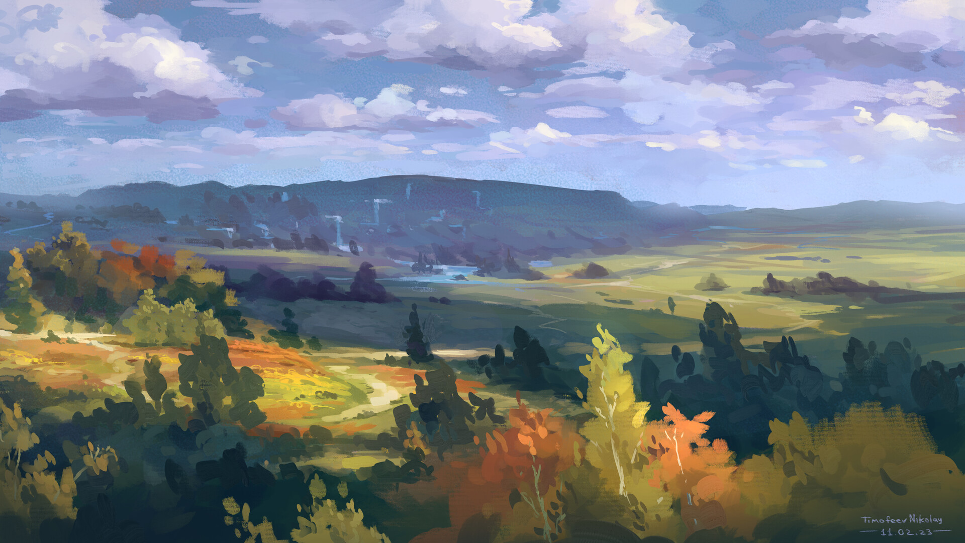 ArtStation - evening study