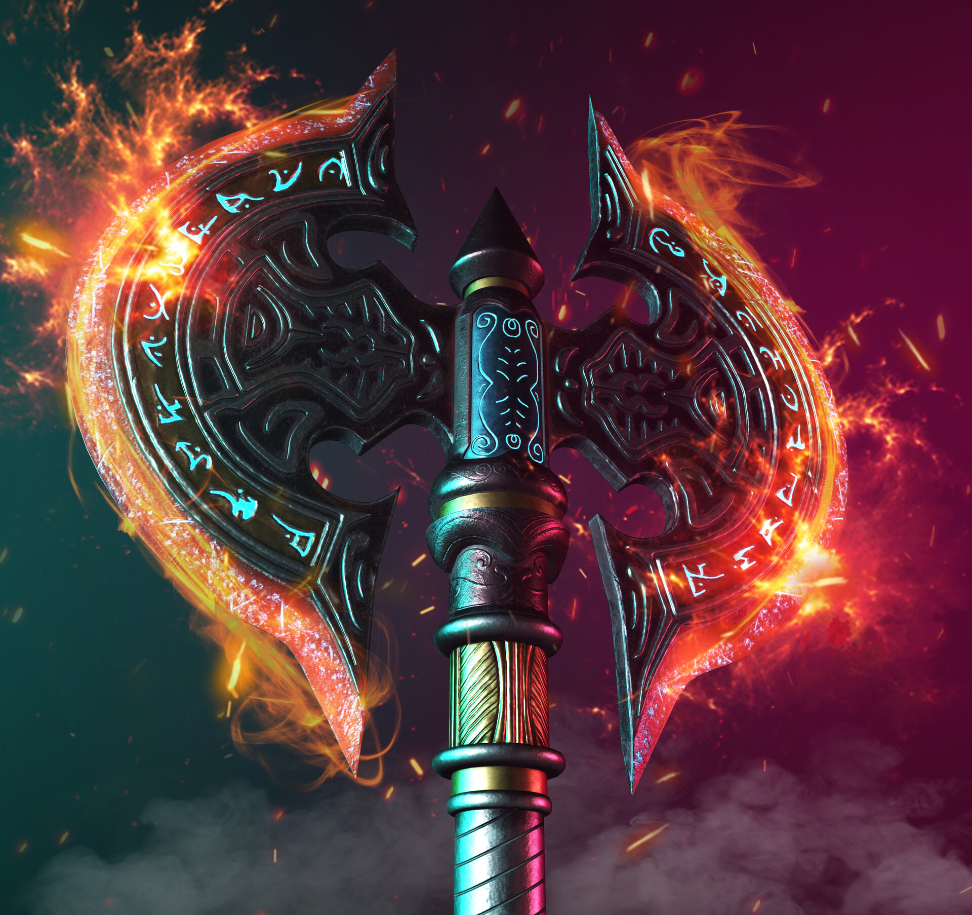 ArtStation - Fantasy Weapon