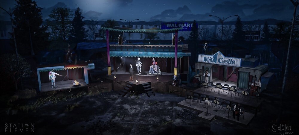 ArtStation - Traveling Symphony Illustration for the TV series Staion ...