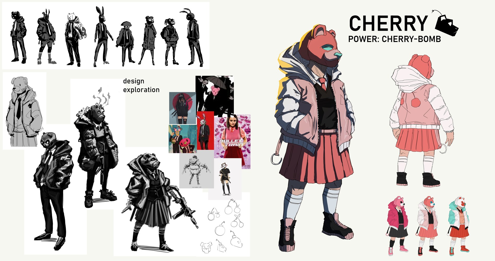 ArtStation - Cherry character design