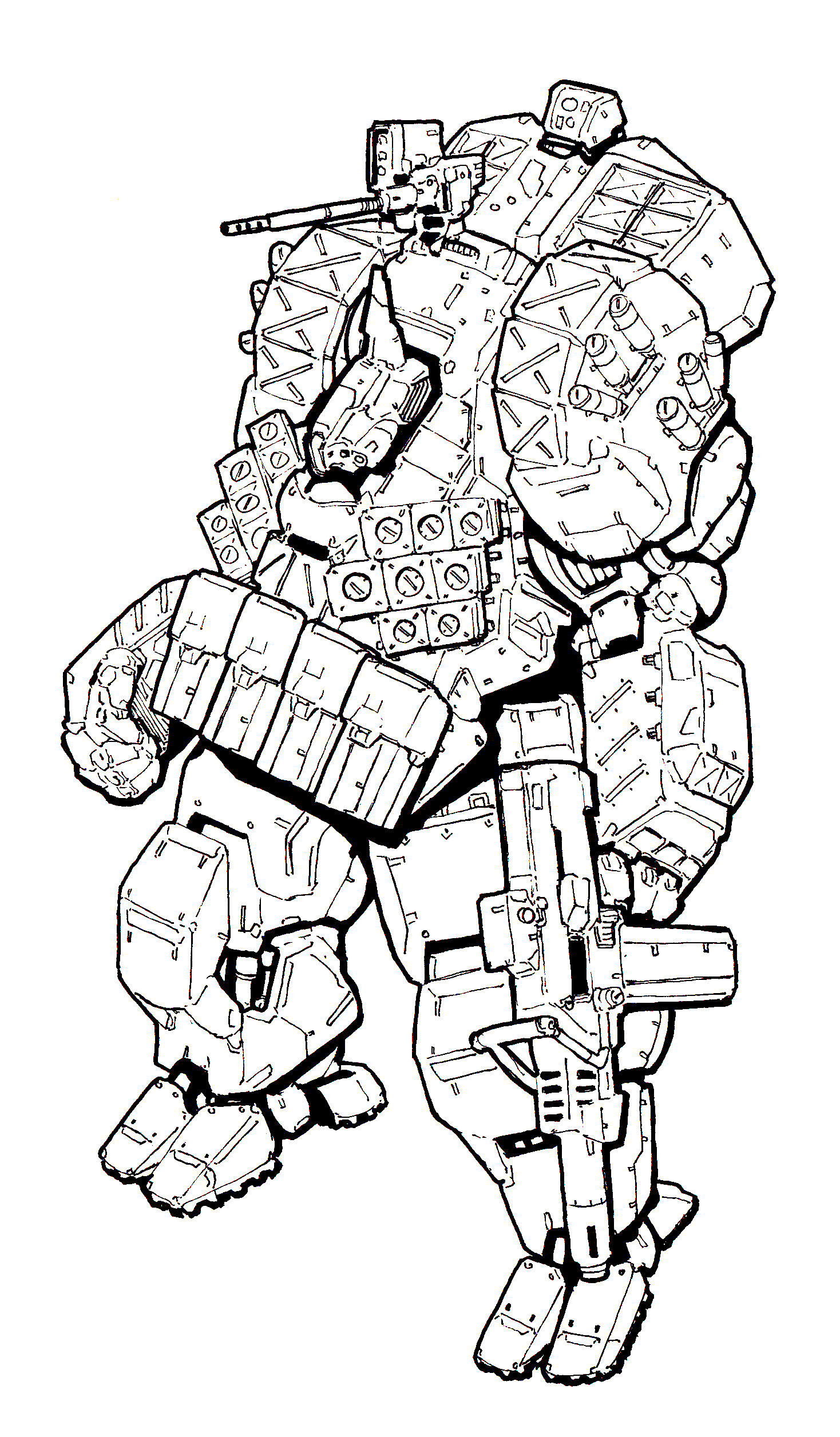 ArtStation - Multi-role Armed Armored Combat Shroud, (MRAACS)