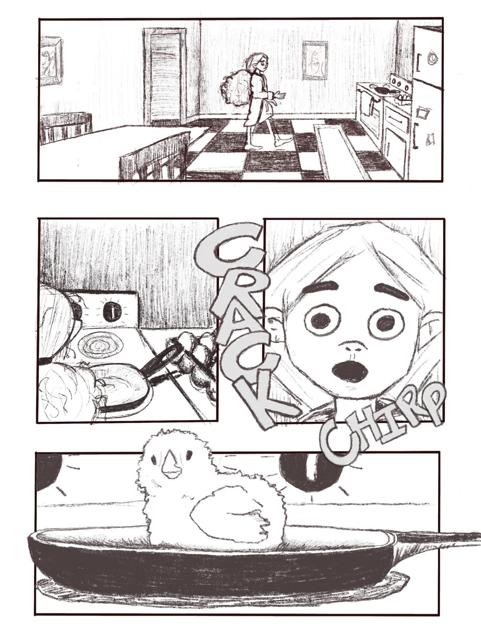 ArtStation - Chicken Comic Page