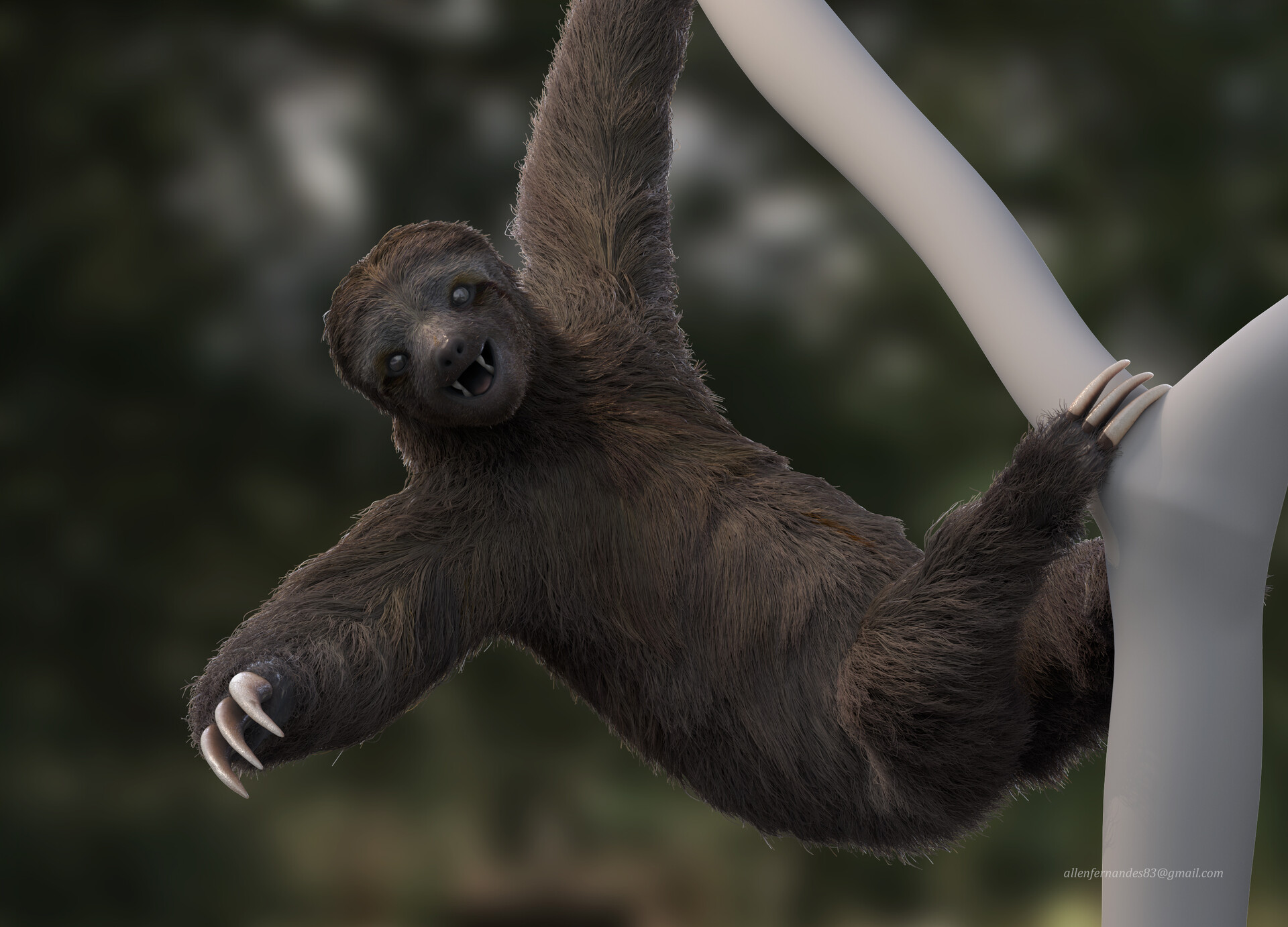 ArtStation - Sloth... Work In Progress