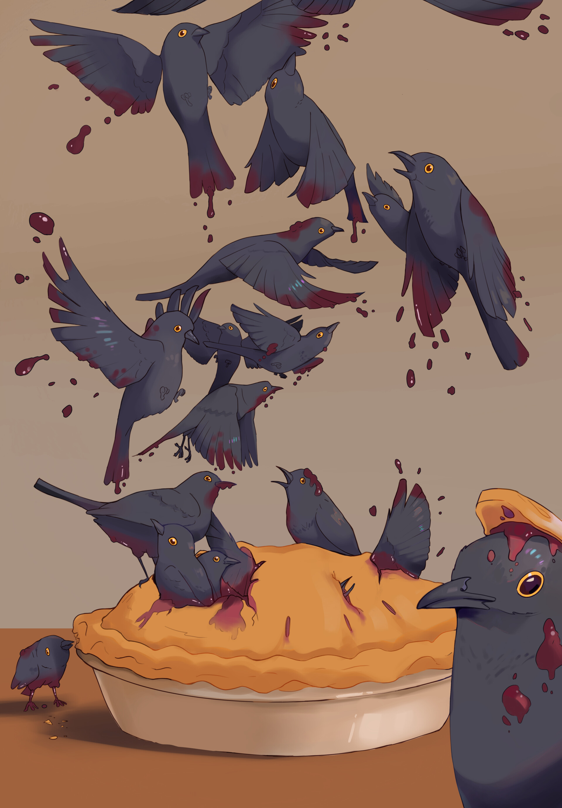 ArtStation - Baked Into A Pie