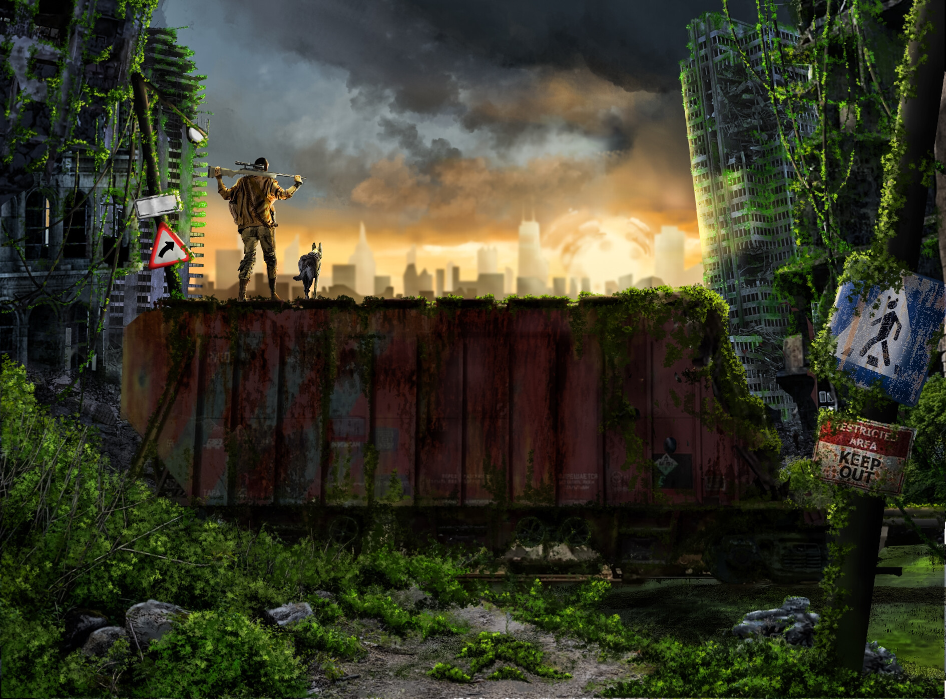 ArtStation - Post apocalyptic world