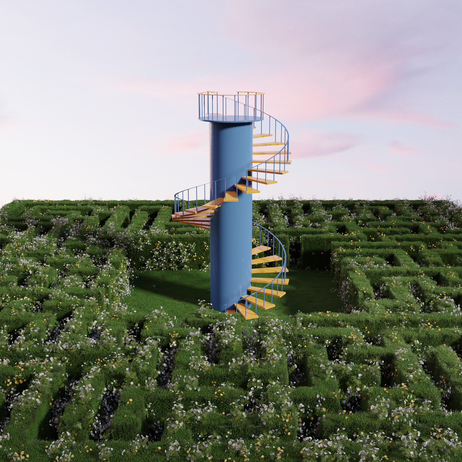 ArtStation - Grass Maze