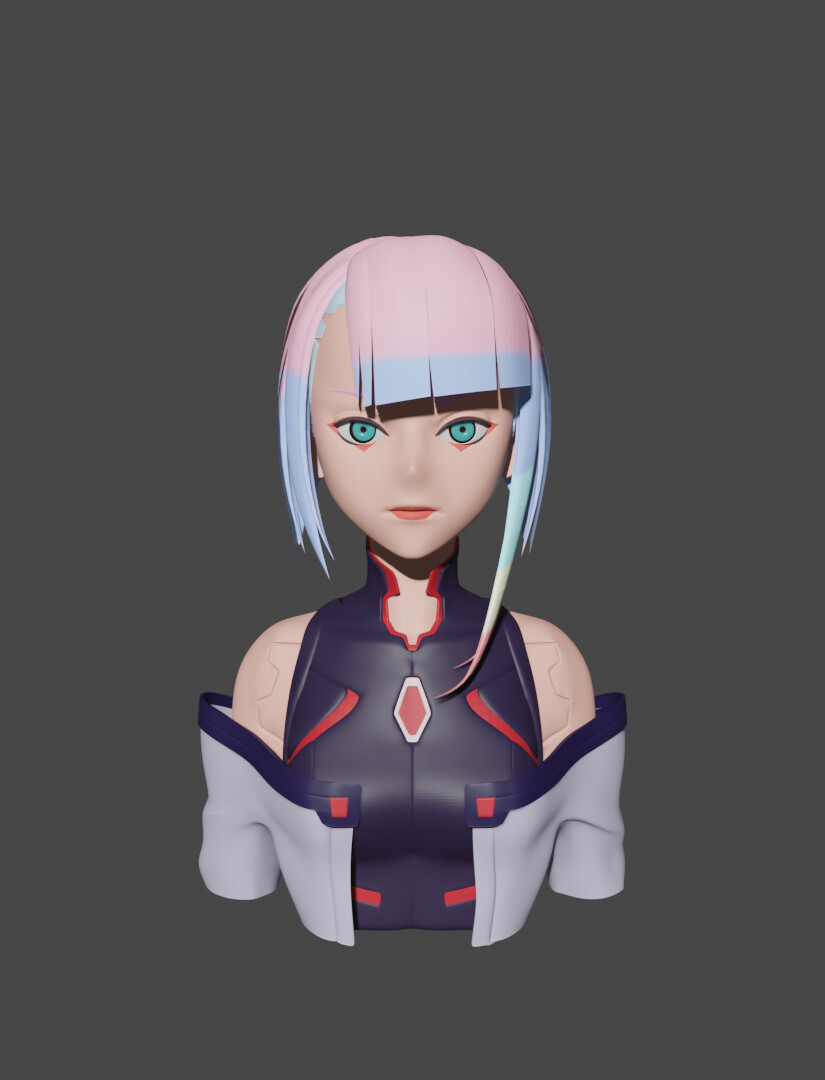 ArtStation - 3D Lucy (Cyberpunk Edgerunners)