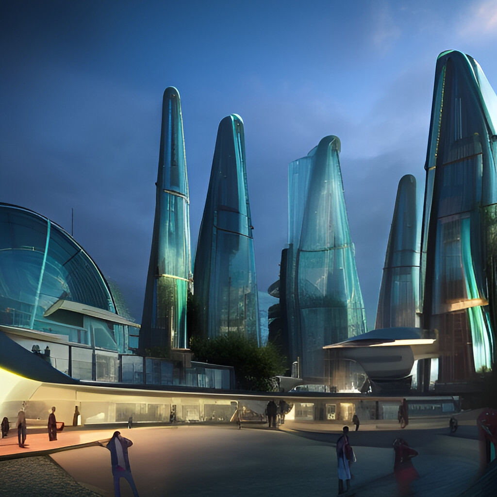 ArtStation - Futuristic city Berlin (Utopunk - Postcyberpunk + Solarpunk)