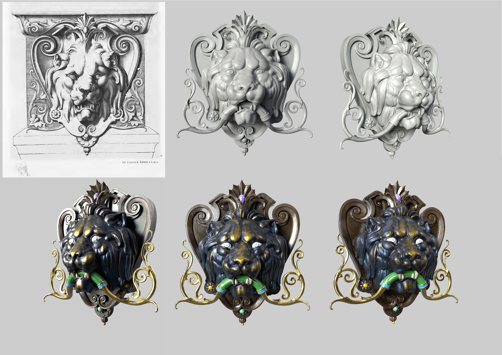 ArtStation - Lion Head